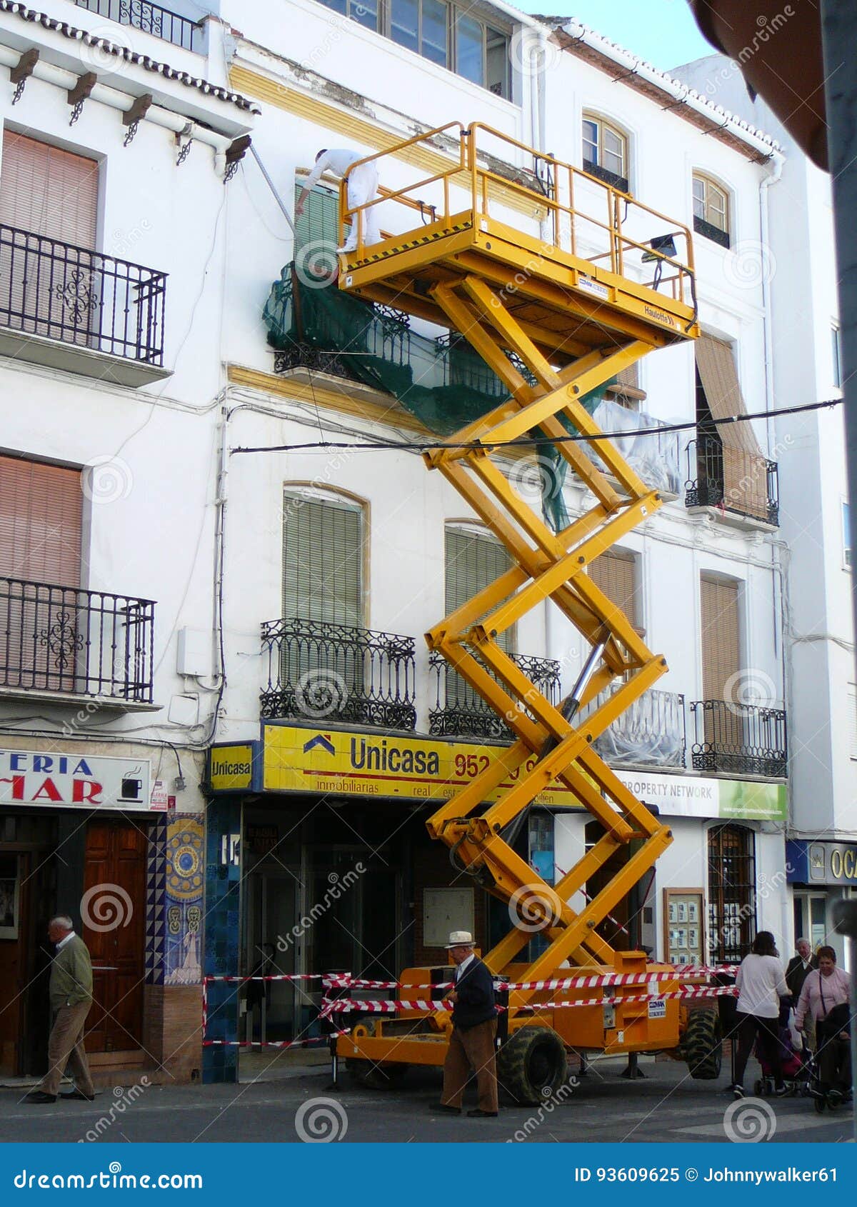 Mobile Elevating Work Platform Editorial Photo | CartoonDealer.com ...