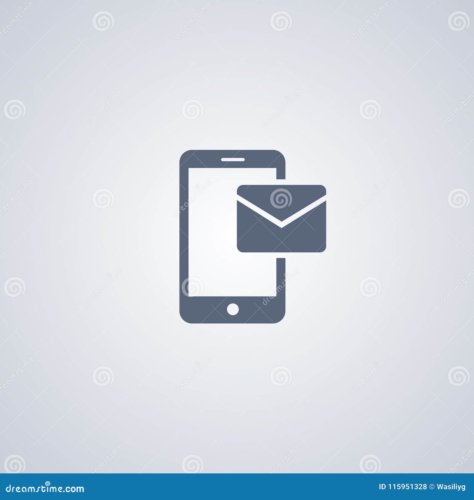 Mobile Email , Vector Best Flat Icon Stock Vector - Illustration of ...