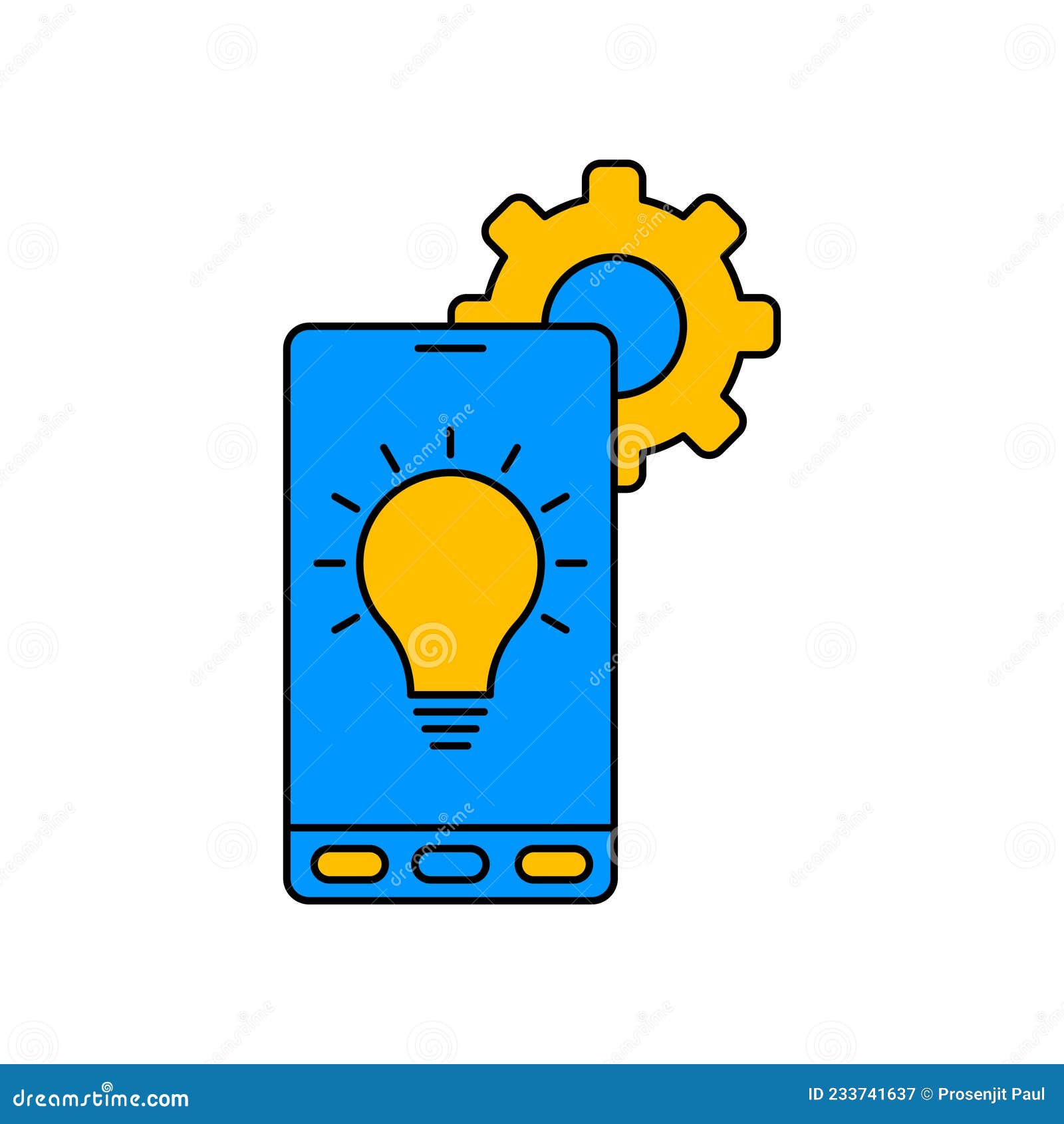 Mobile Engineering Icon Vector Stock Vector - Illustration of symbol ...