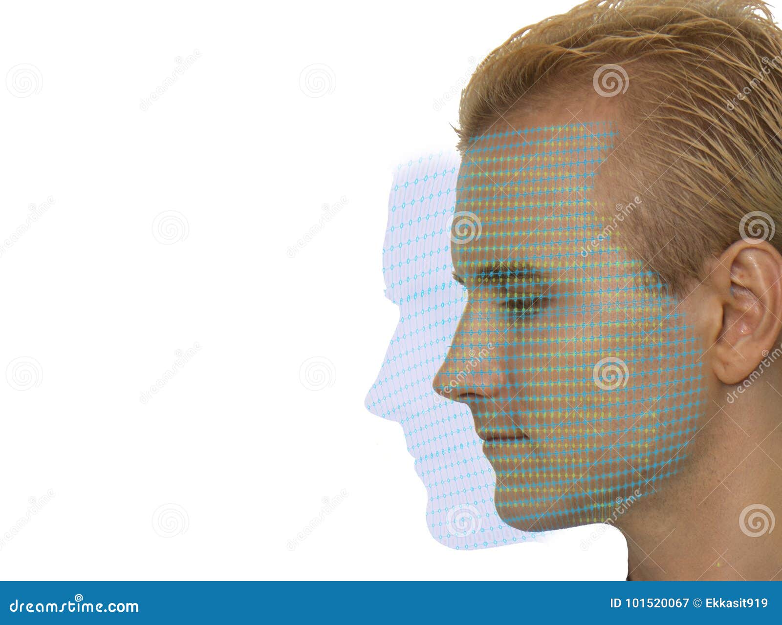 Mobile with Face Recognition Stock Image - Image of deep, facial: 101520067