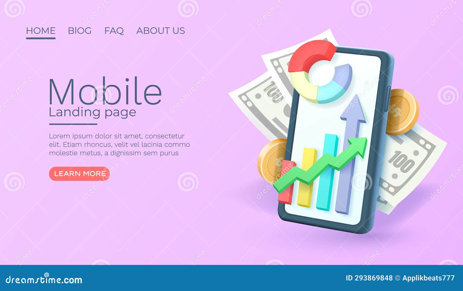 Mobile Financial Service, Smartphone Mobile Graph, Technology Mobile ...