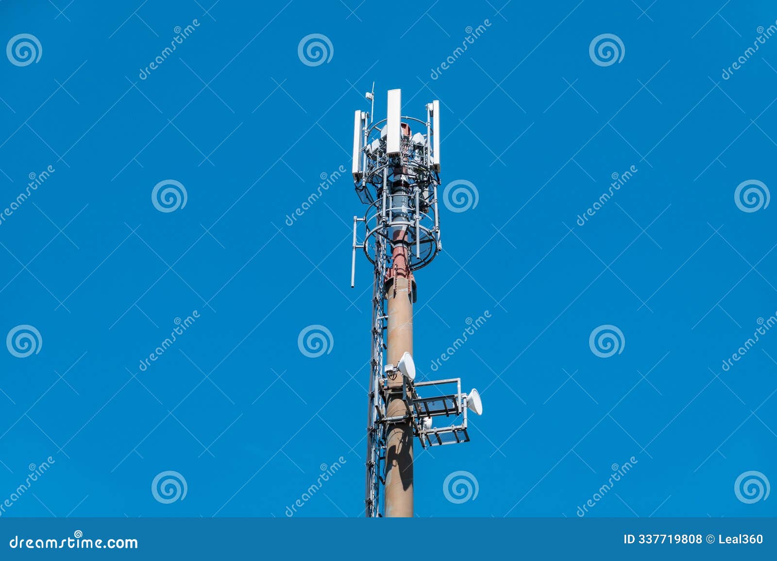 Mobile Framework Under a Blue Sky Stock Photo - Image of vehicle ...