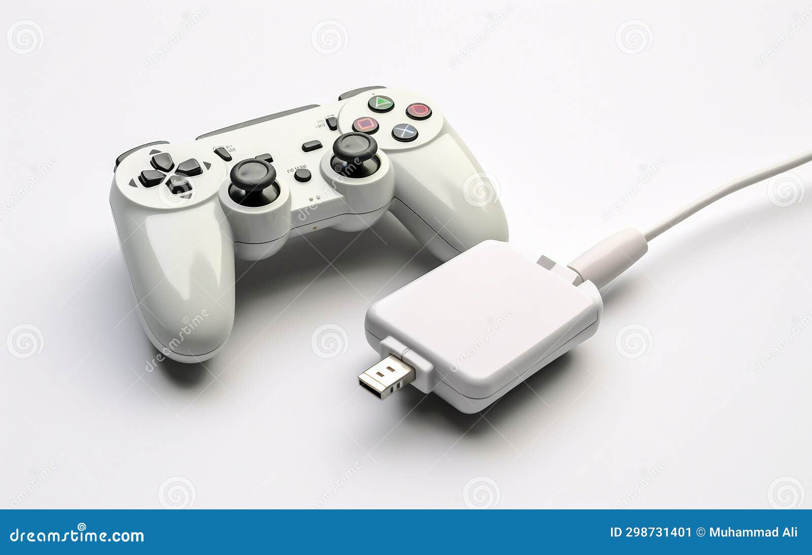 Mobile Game Console on White Background Stock Image - Image of ...