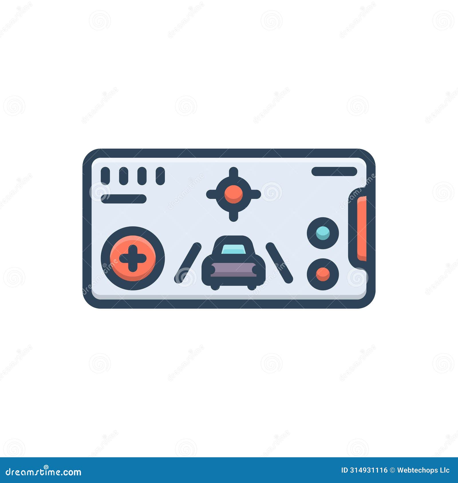 Color Illustration Icon for Mobile Game, Gamification and Entertainment ...