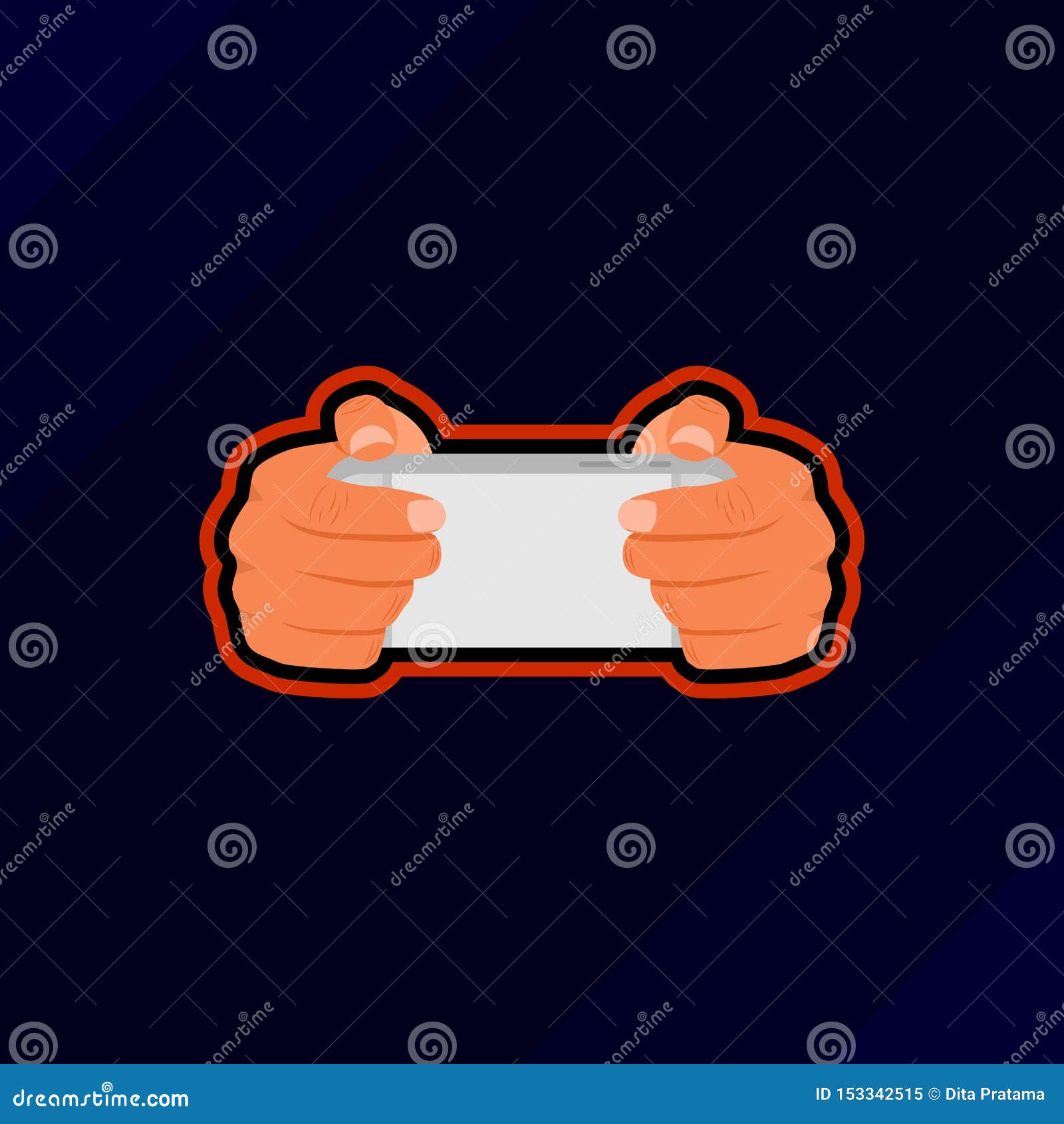 Mobile gaming esport logo. stock illustration. Illustration of design ...