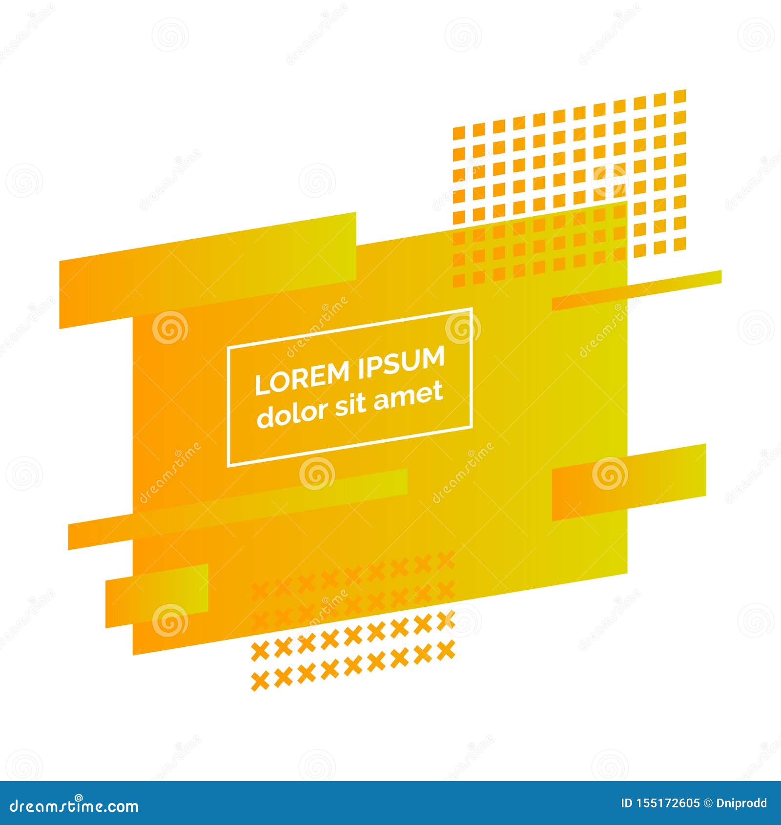 Trendy Geometric Colorful Abstract Badge Stock Vector - Illustration of ...