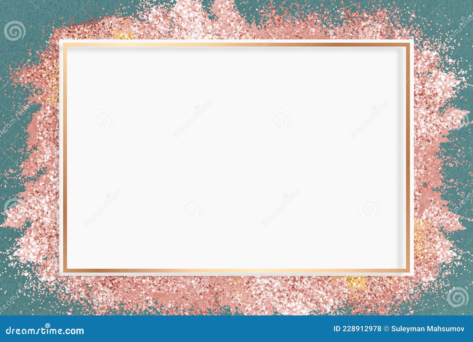 Glitter Frame Vector Pink Sparkly Background Stock Vector ...