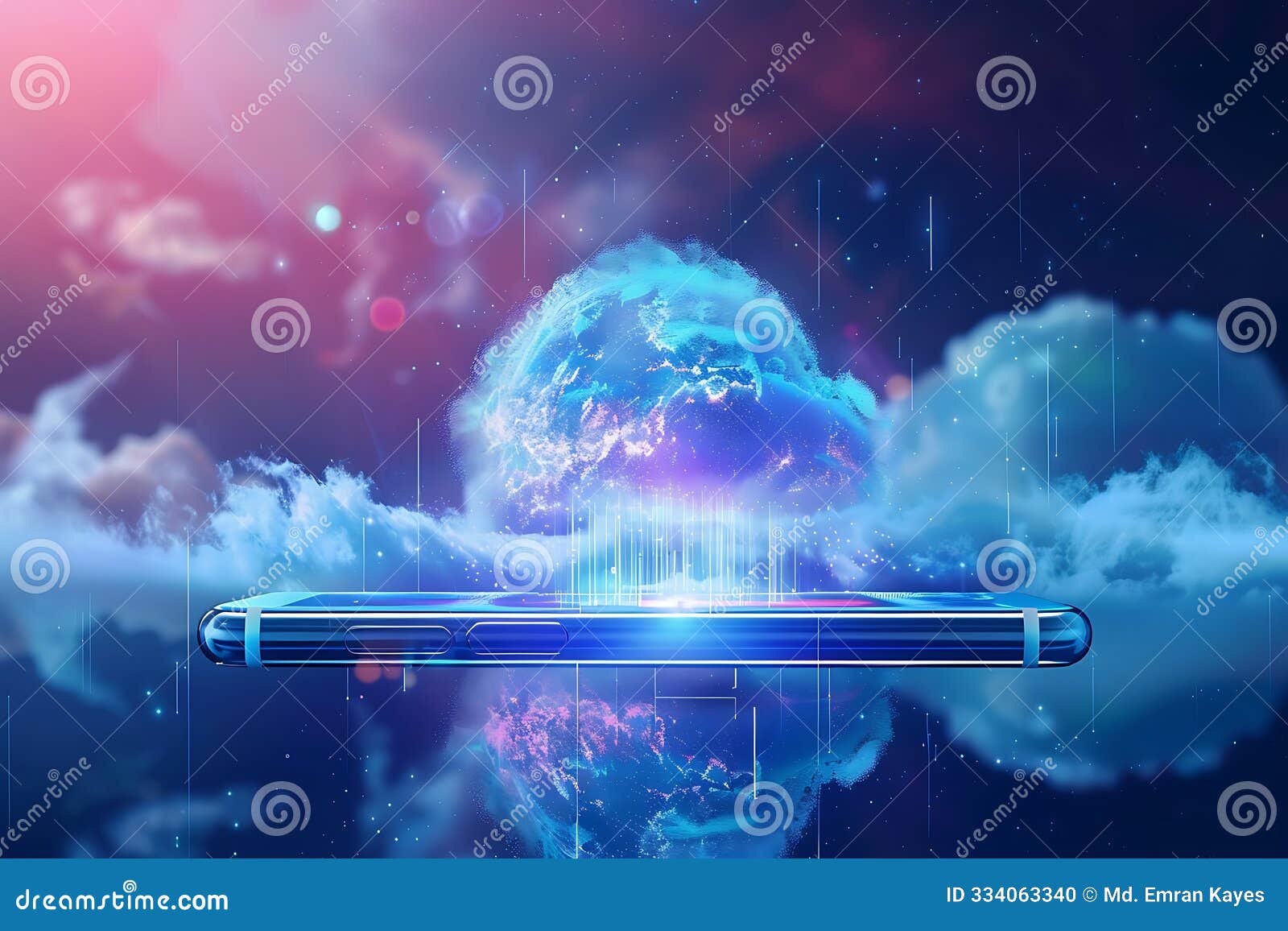 Mobile Global Internet Communications. Holographic Abstract Interface ...