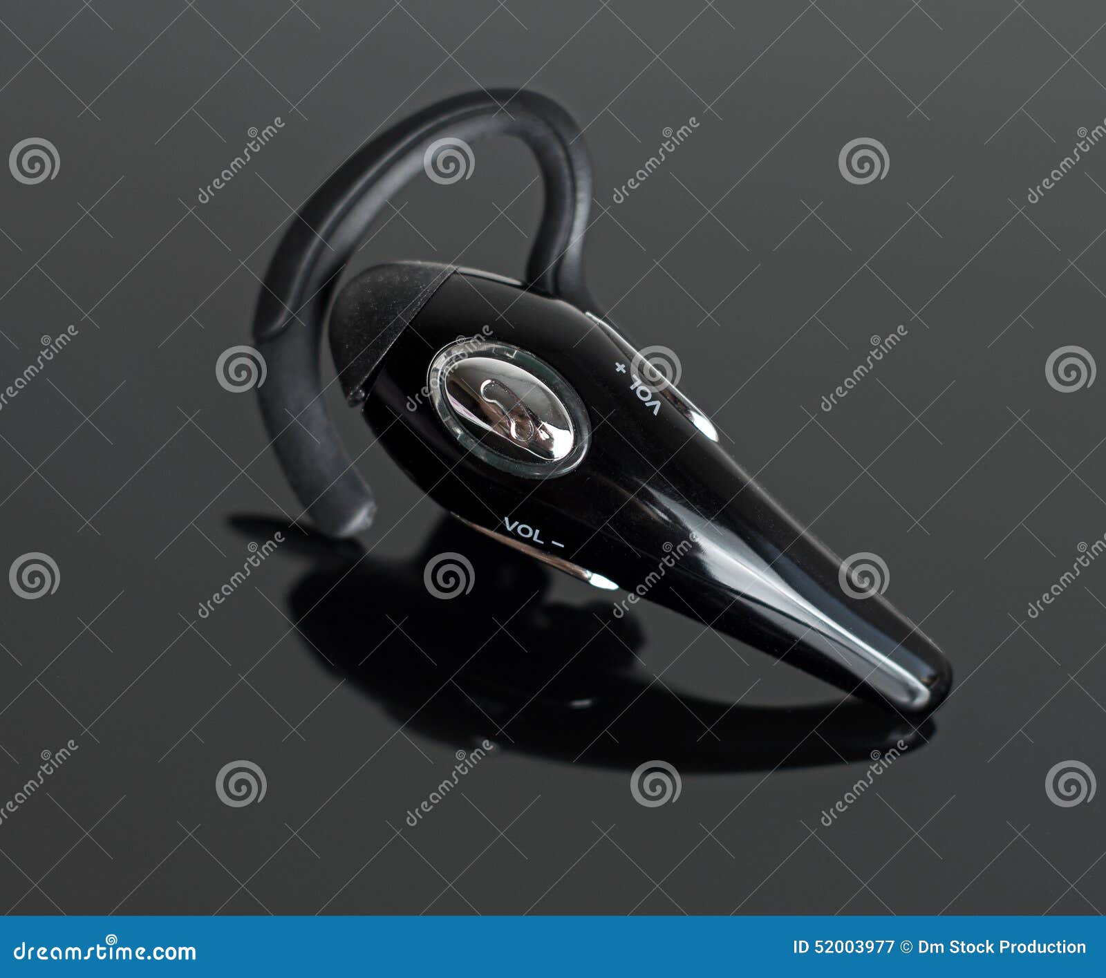 Mobile Handsfree Bluetooth Device. Stock Image - Image of mobile, close ...