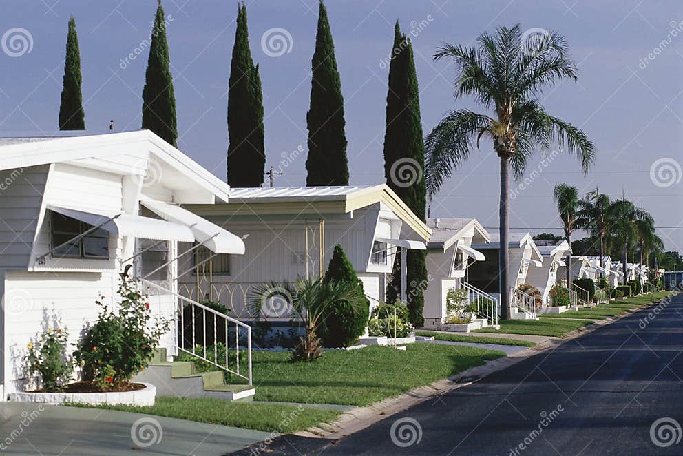 Mobile Home Park stock photo. Image of home, states, mountain - 23147654