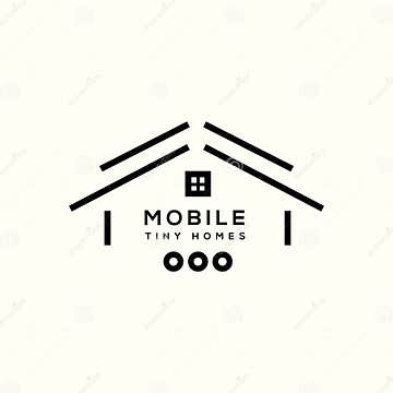 Mobile homes vector logo stock vector. Illustration of concept - 128325365