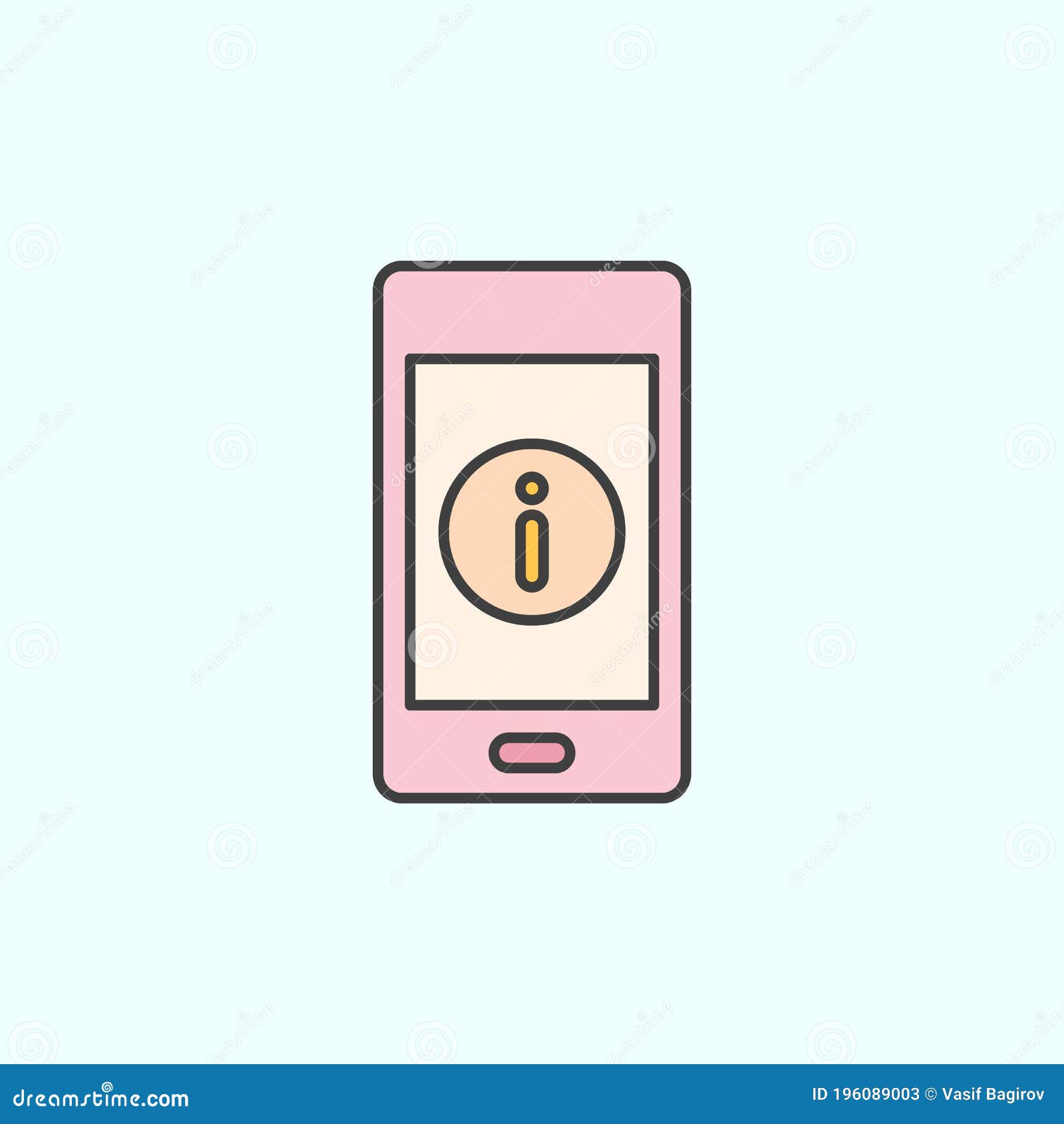 Set Mobile With FAQ Information, Hand Thumb Up, Server, Monitor ...