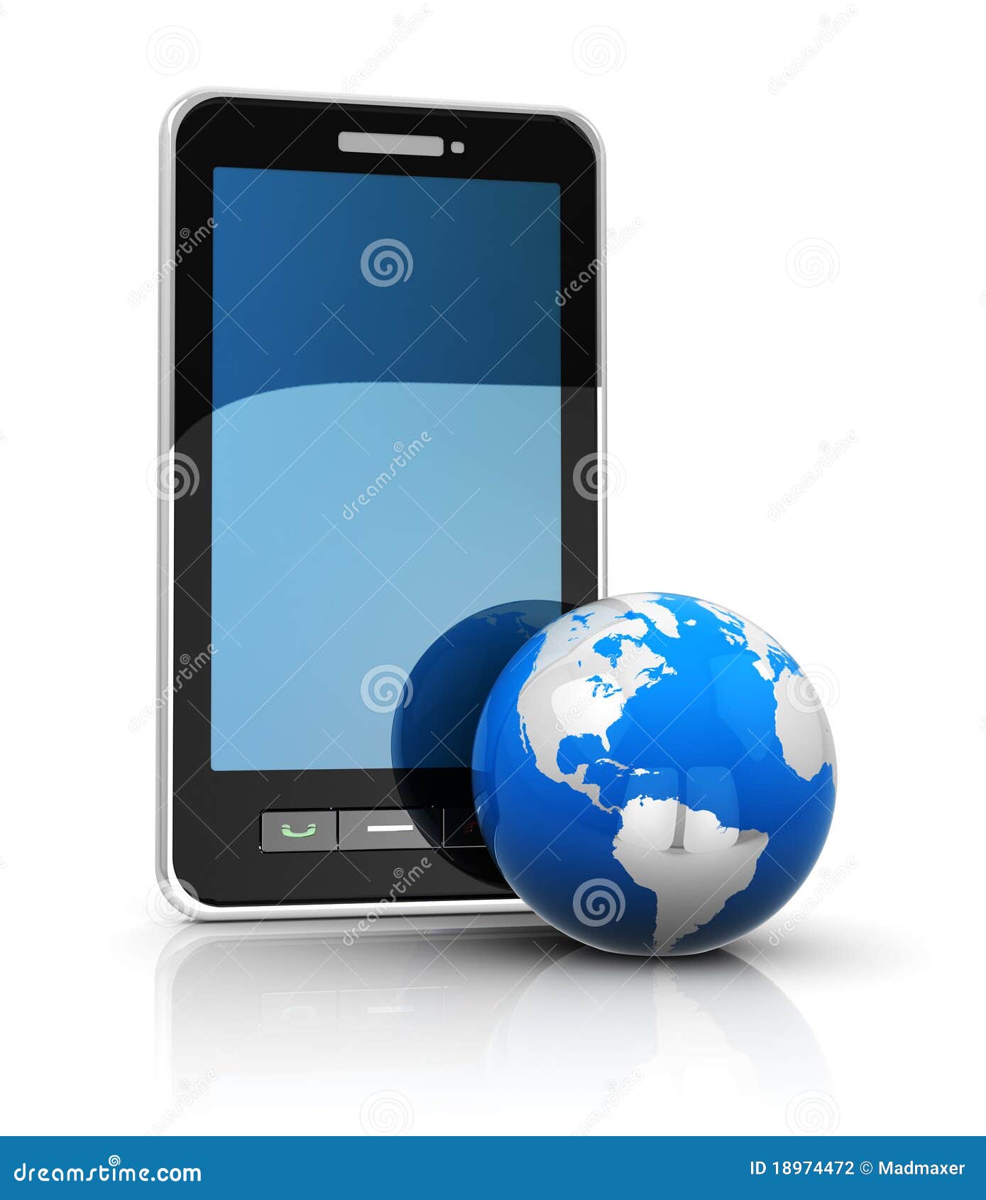 Mobile internet stock illustration. Illustration of liquid - 18974472