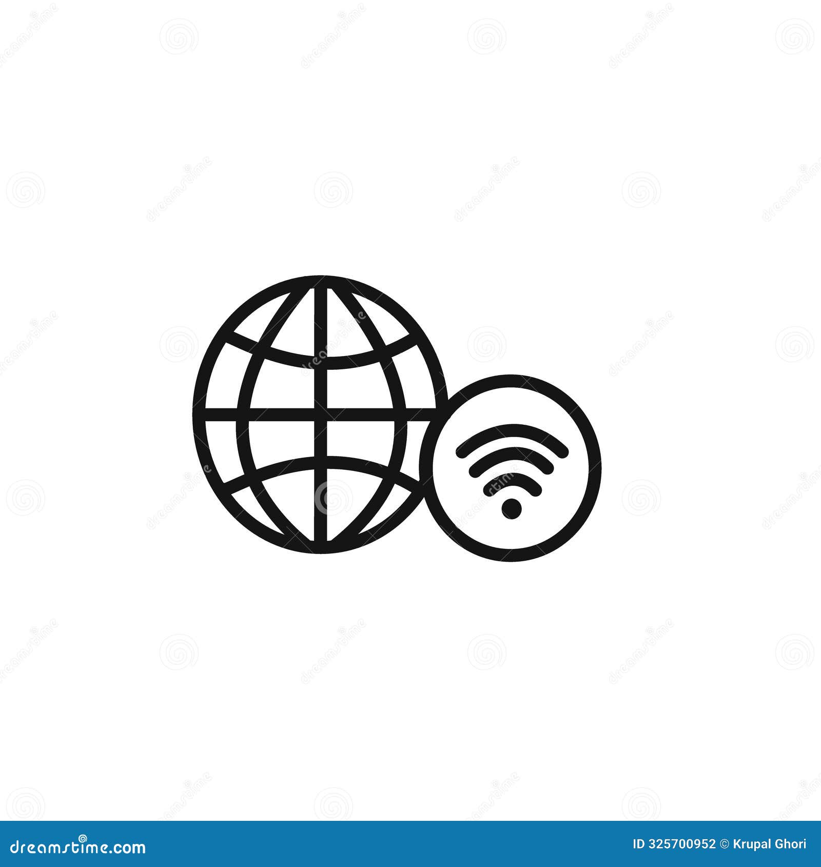 Mobile Internet Icon Vector Set Collection for Web Stock Illustration ...