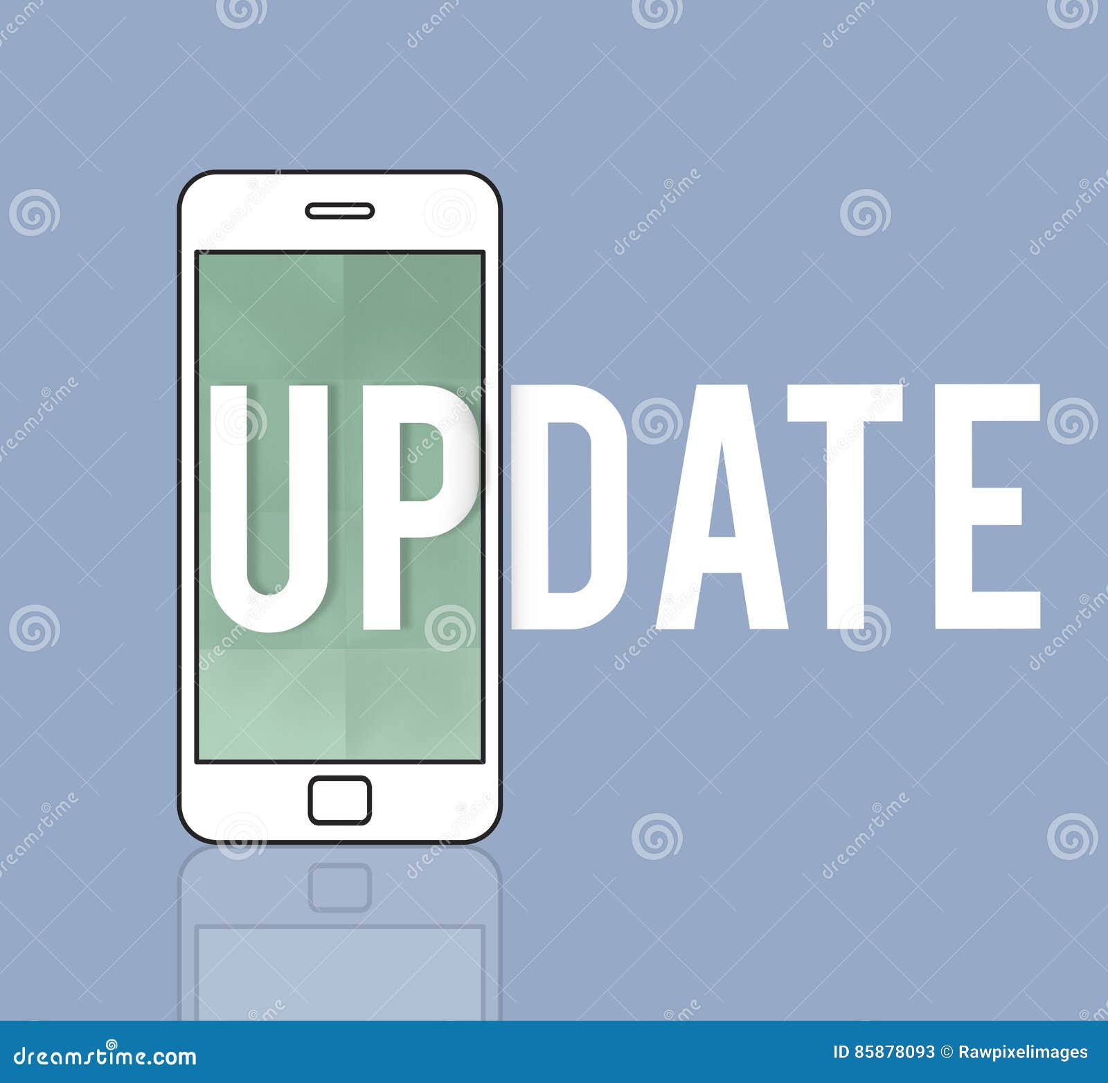 Mobile Latest News Subscribe Update Stock Illustration - Illustration ...