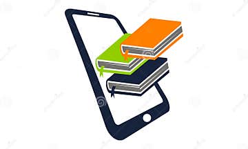 Mobile Learning Template stock vector. Illustration of education ...