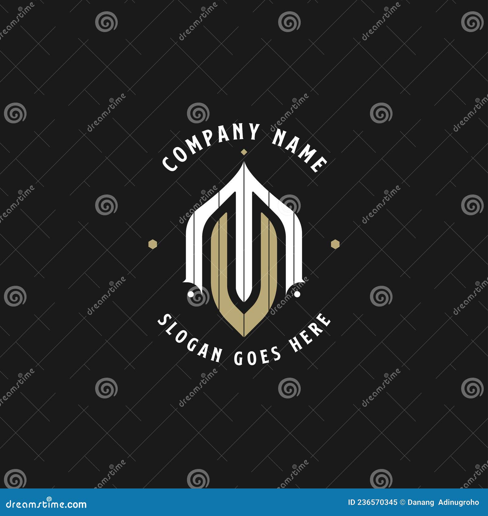 Letter Name MU Monogram Logo Vector Illustration, MU Initial Name ...