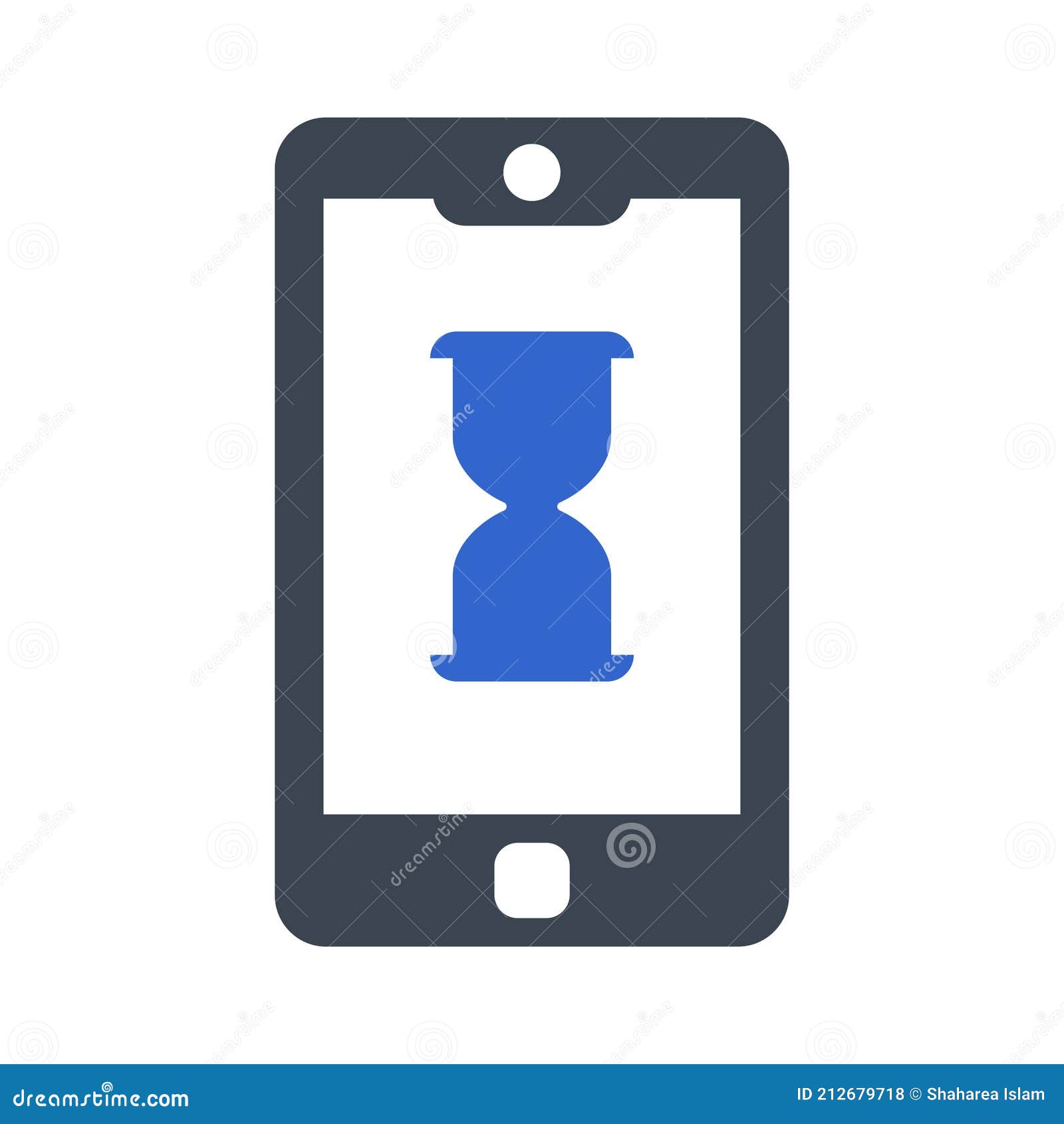 Mobile Loading icon stock vector. Illustration of symbol - 212679718
