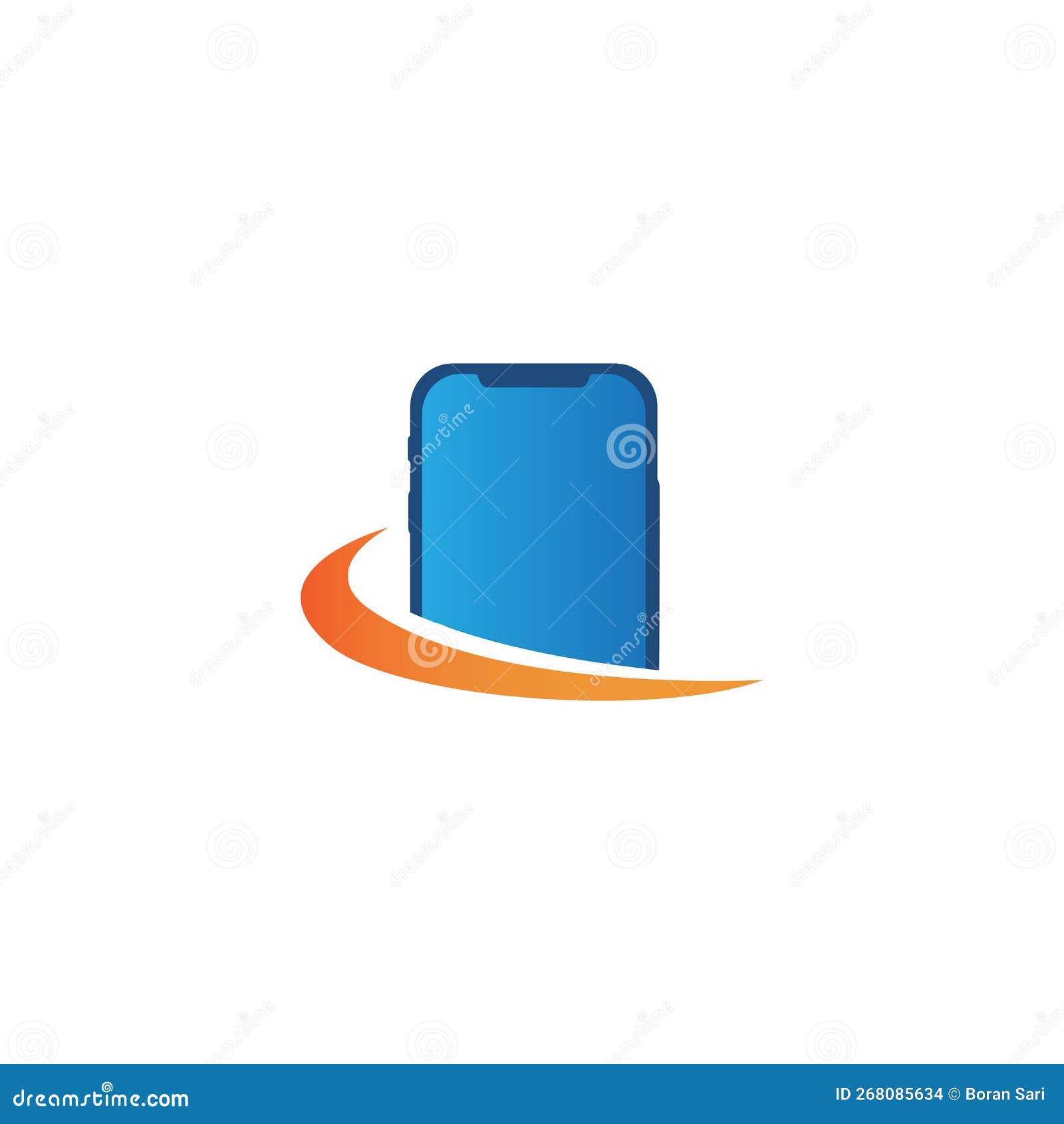 Mobile Logo Brand, Symbol, Design, Graphic, Minimalist.logo Stock ...