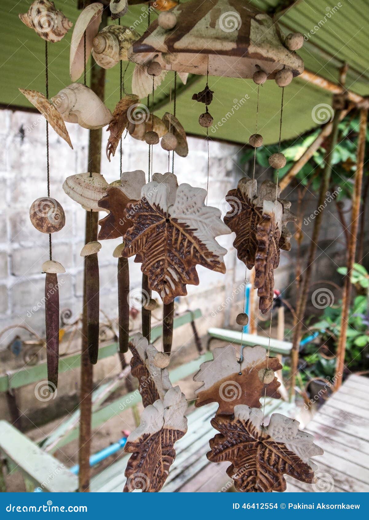 Mobile Made from Sea Shells Stock Photo - Image of creative, skilled ...