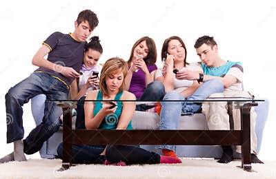 Mobile mania stock photo. Image of messaging, sending - 15571886