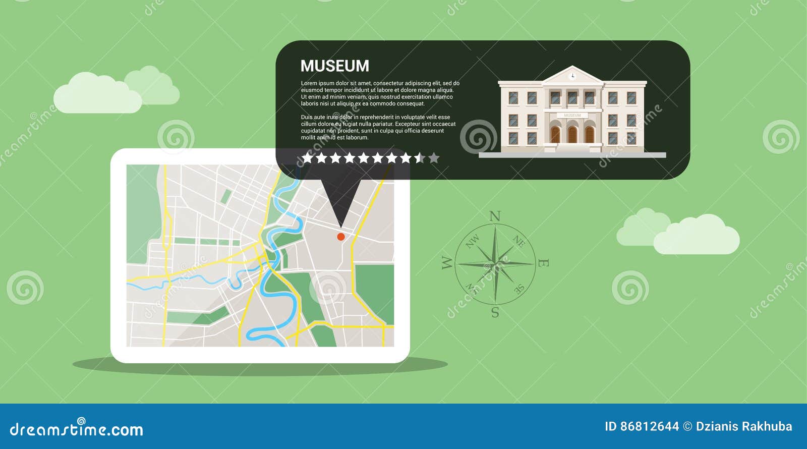 Mobile Maps Isometric Design Vector Illustration | CartoonDealer.com ...