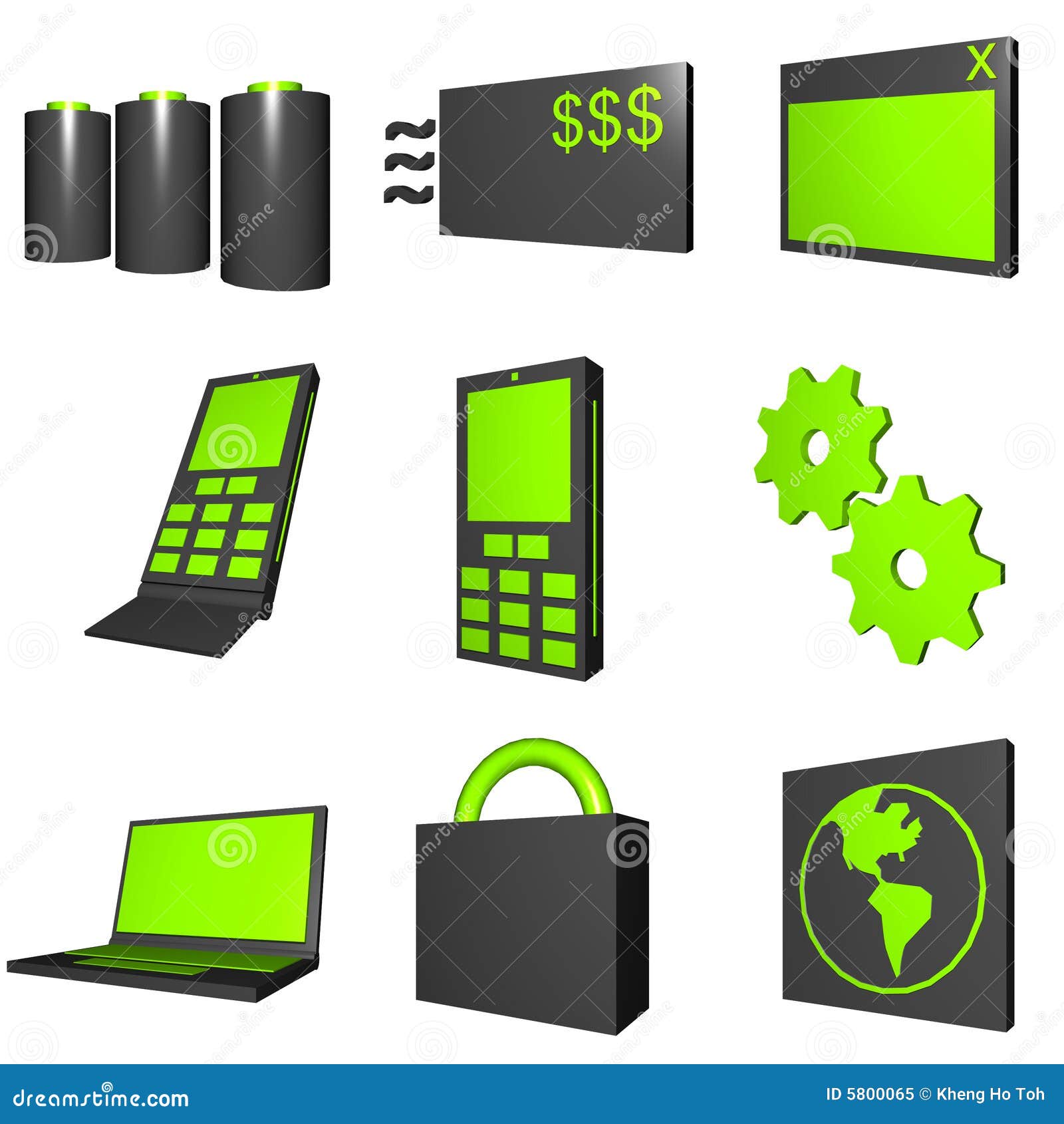 Mobile Market Icons stock illustration. Illustration of connectivity ...