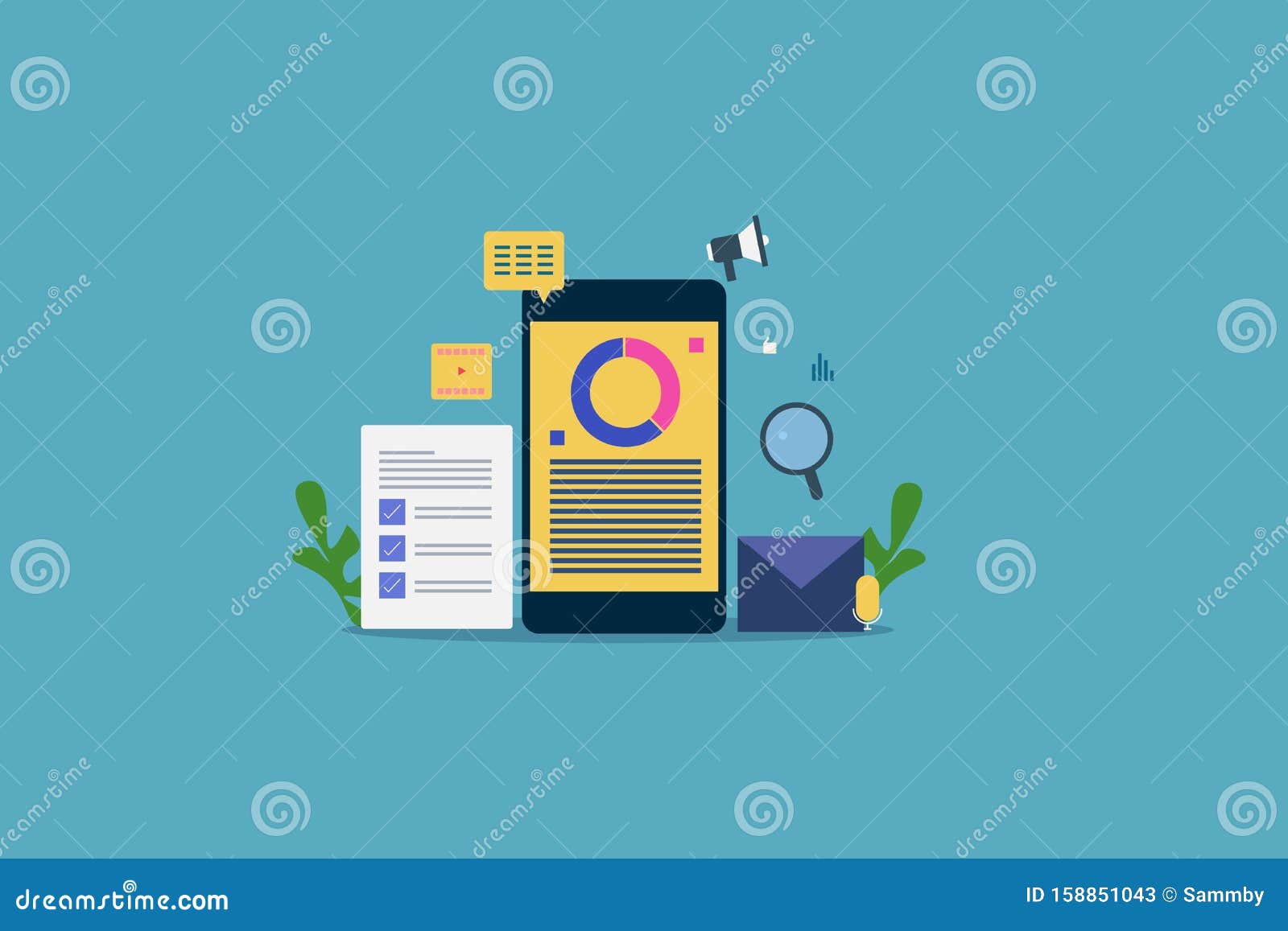 Mobile Marketing, Big Data, Data Driven Marketing Concept for Digital ...