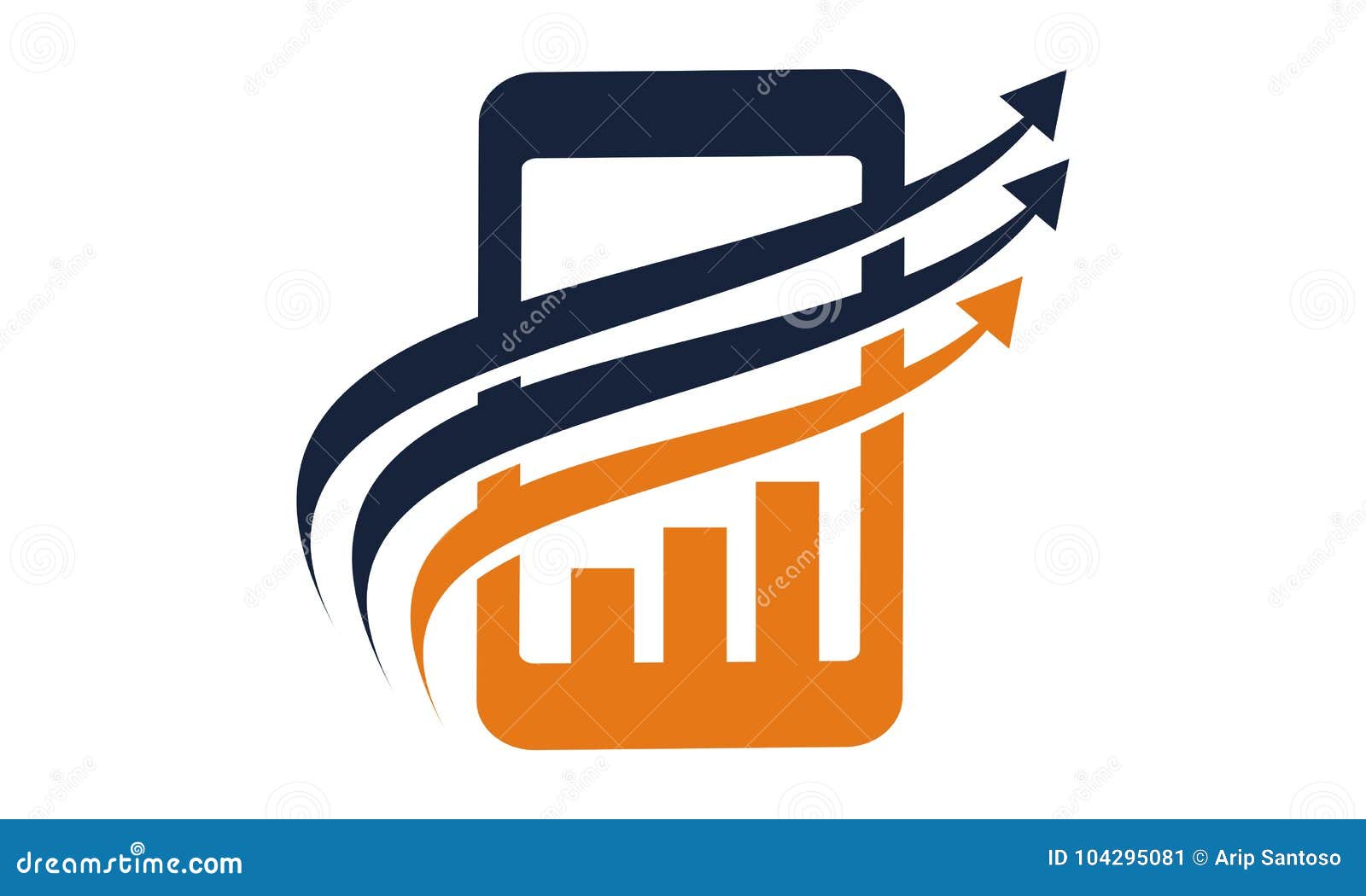 Mobile Marketing Template stock vector. Illustration of earnings ...