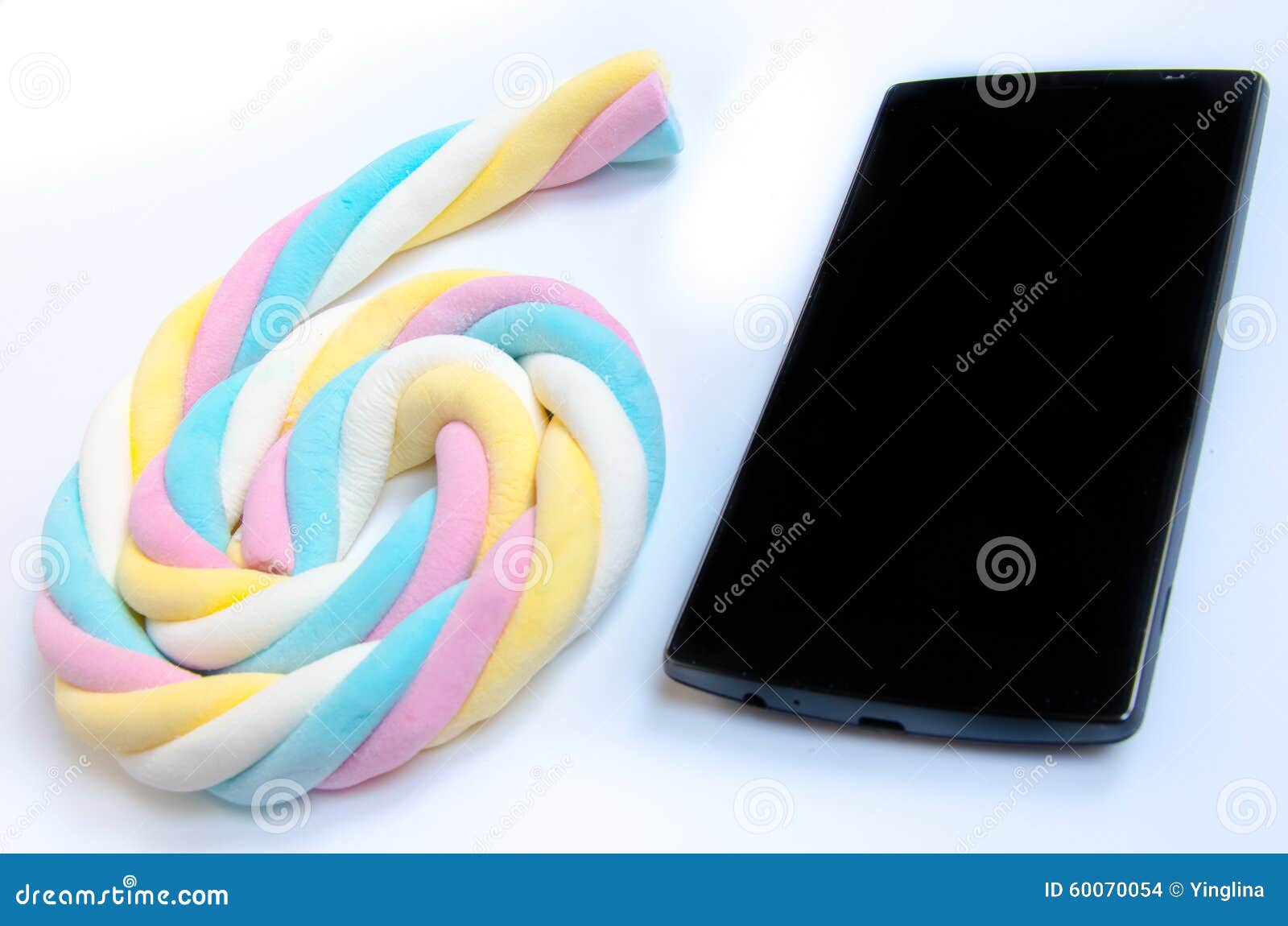 Mobile Marshmallow Google Android Version 6.0 Stock Photo - Image of ...
