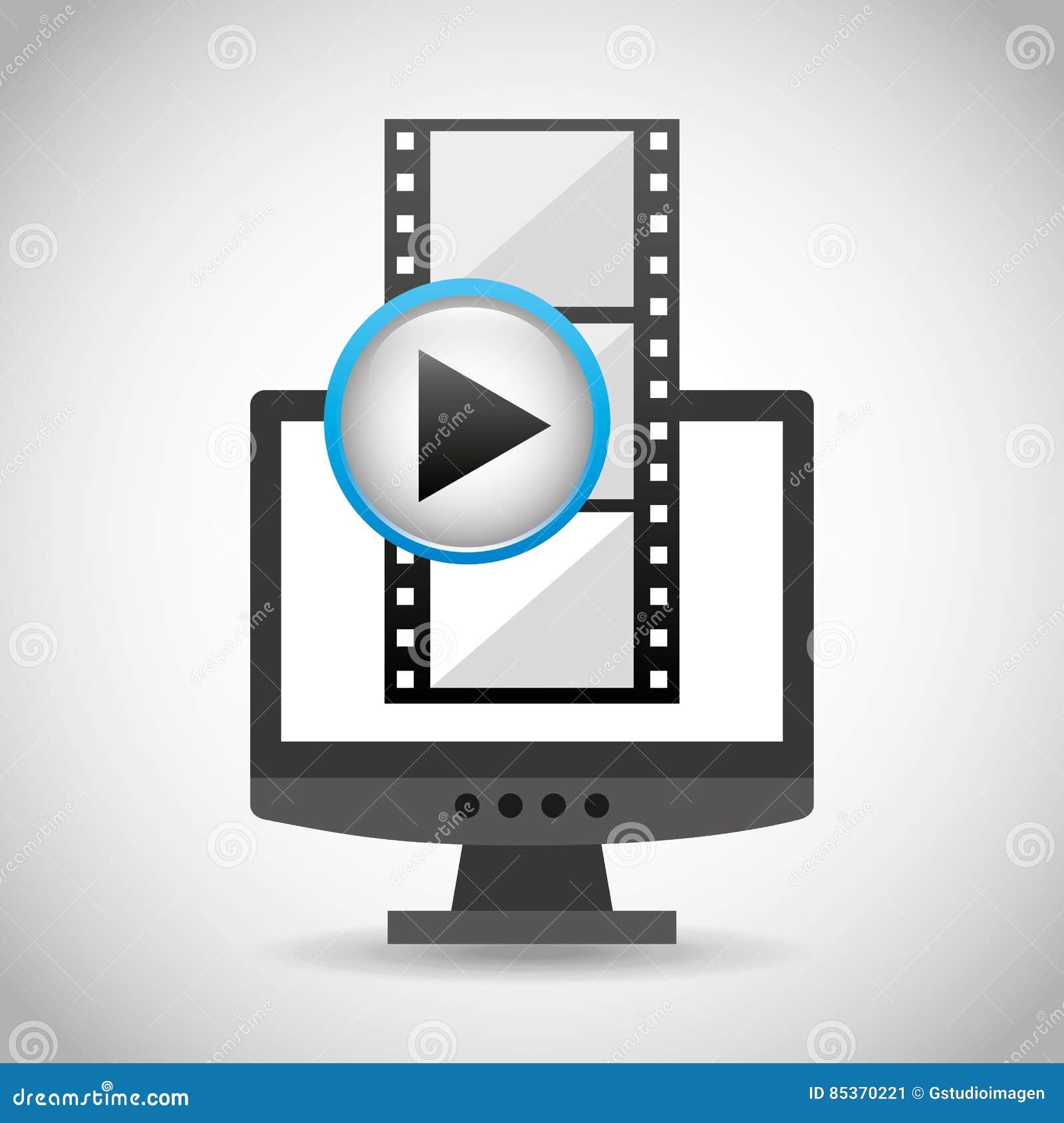 Mobile media player icons stock vector. Illustration of gadget - 85370221