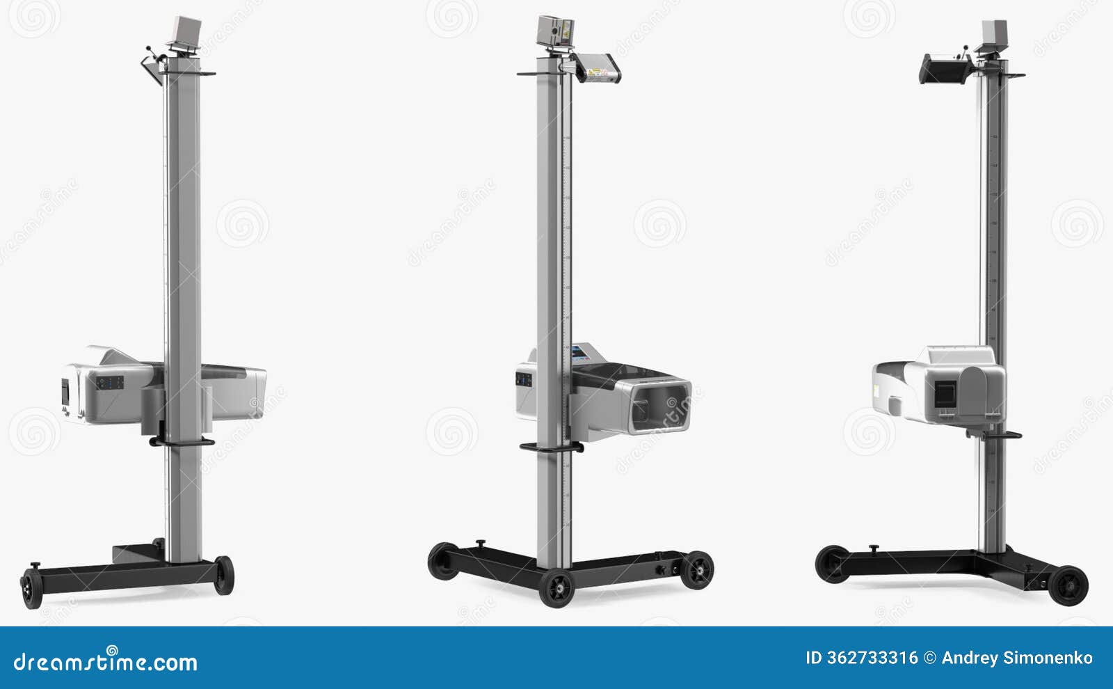Mobile Medical Imaging Device with Adjustable Stand Stock Photo - Image ...