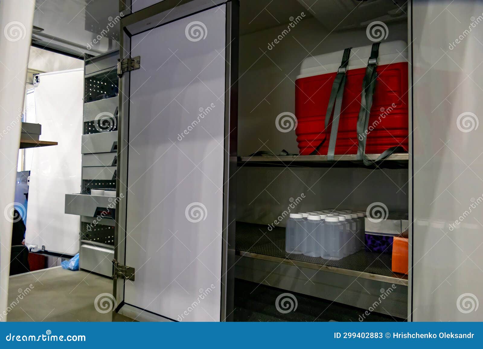 A Mobile Mobile Laboratory Based on an Automobile Van Stock Image ...