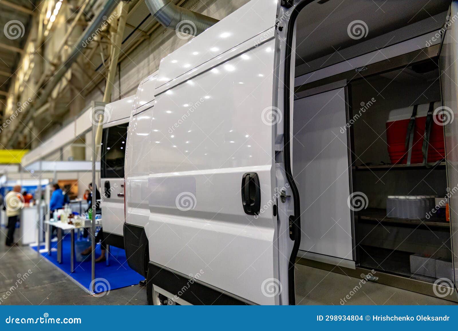 A Mobile Mobile Laboratory Based on an Automobile Van Stock Photo ...