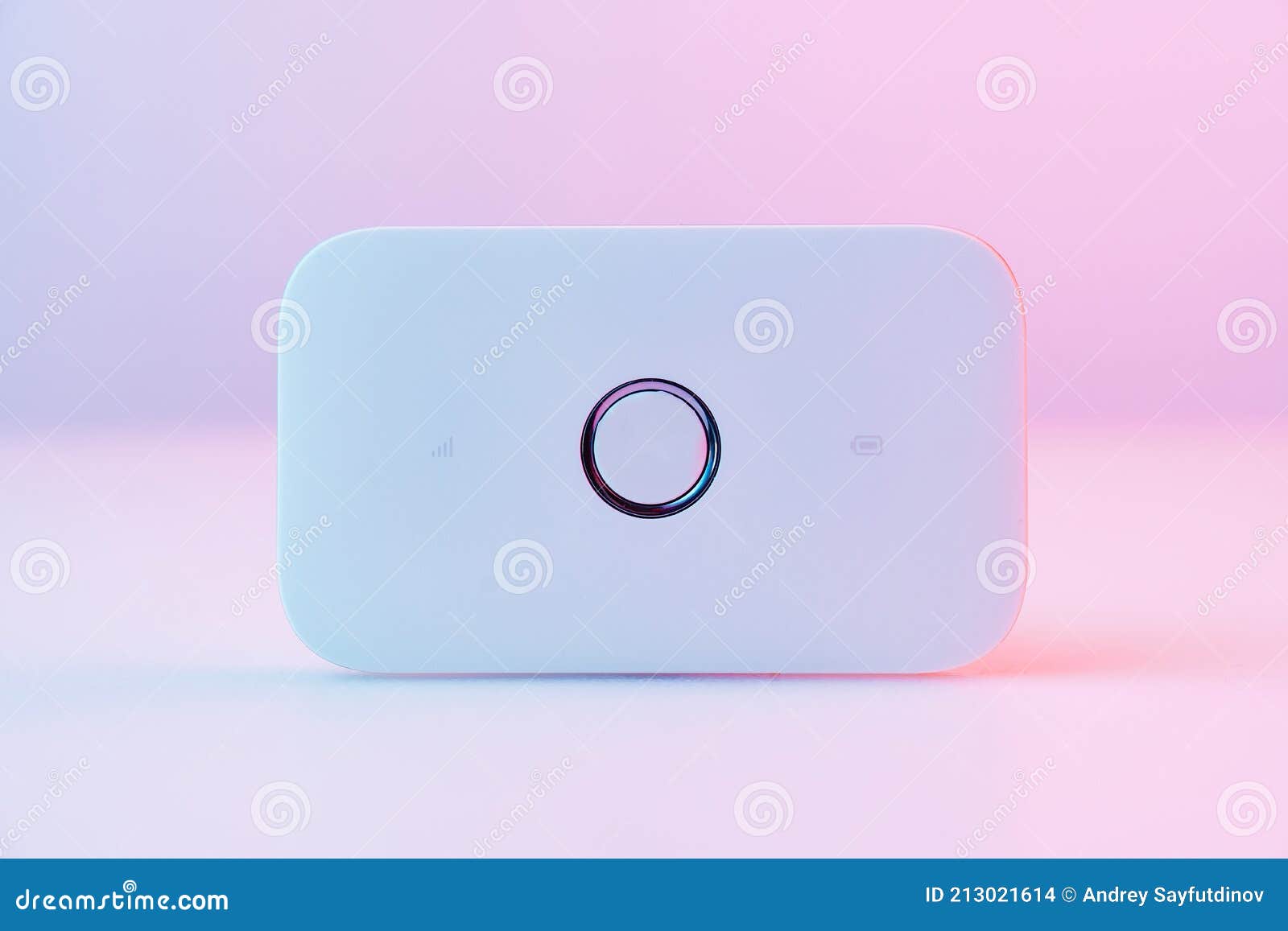 Internal Wi-fi Router On A White Royalty-Free Stock Photography ...