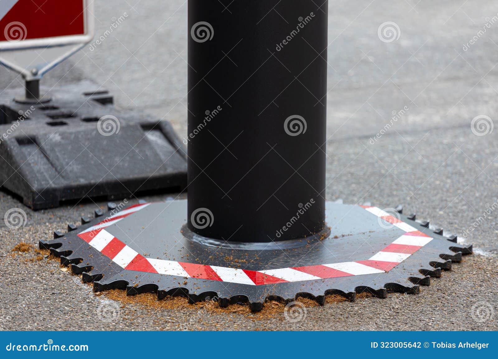 Mobile Modern Roadblocks for Security Stock Photo - Image of roadblock ...