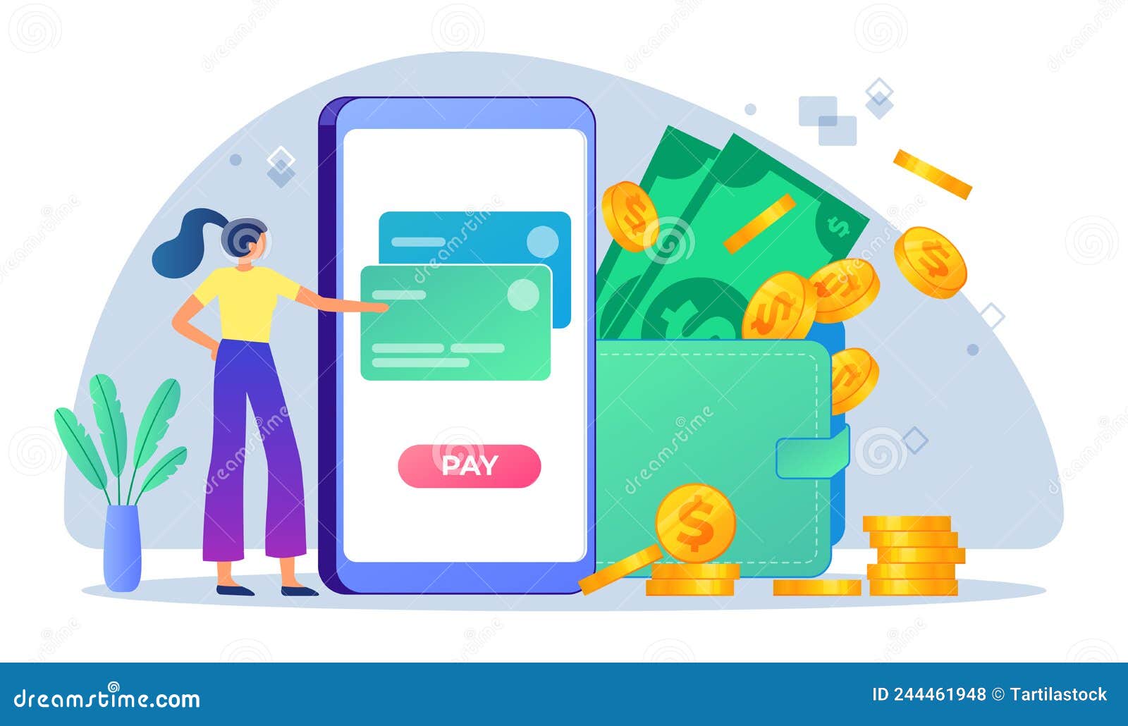 Mobile Money On Billboard Background Royalty-Free Stock Image ...