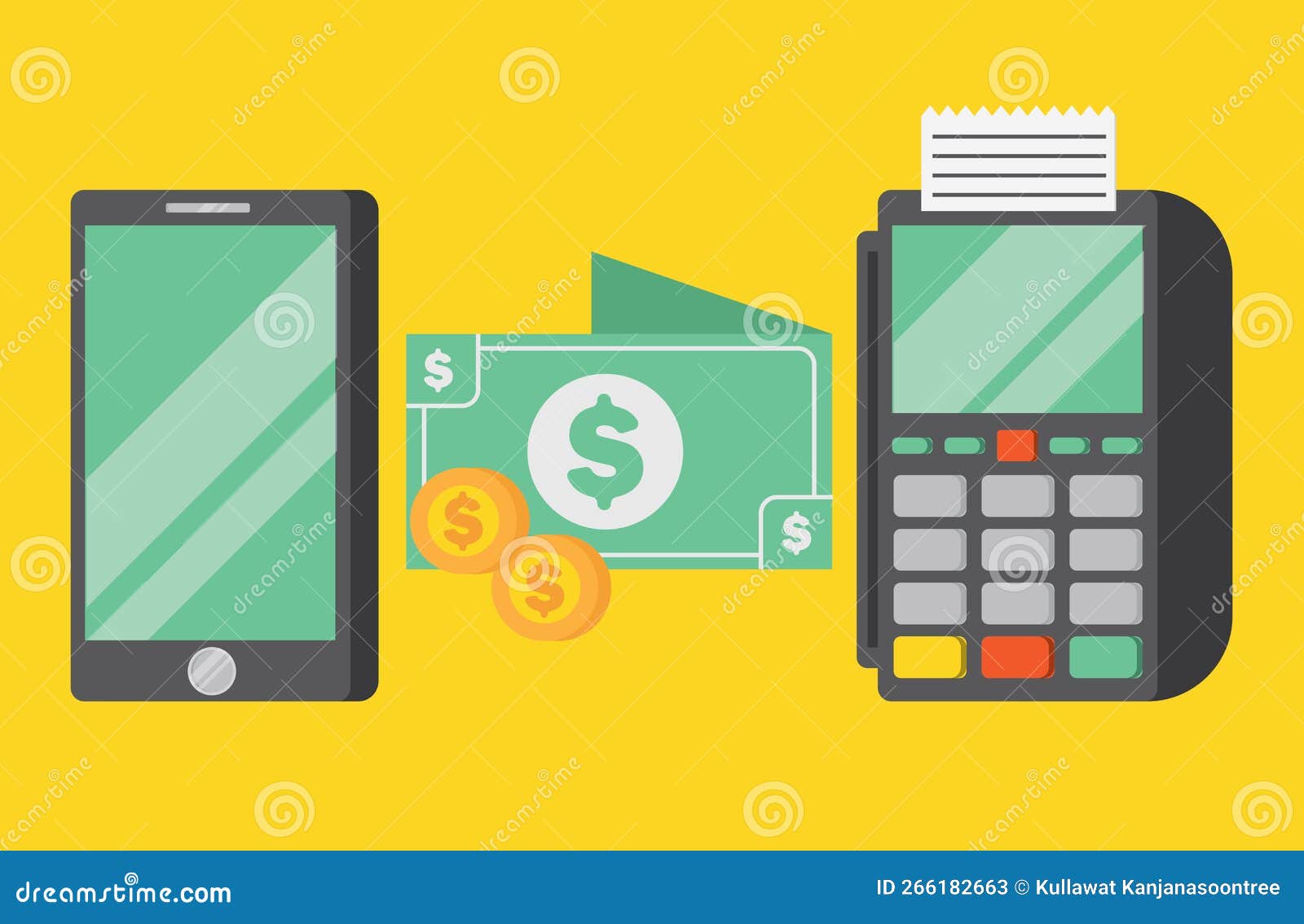 Mobile Money Payment NFC Technology Smart Phone Technology POS Machine ...