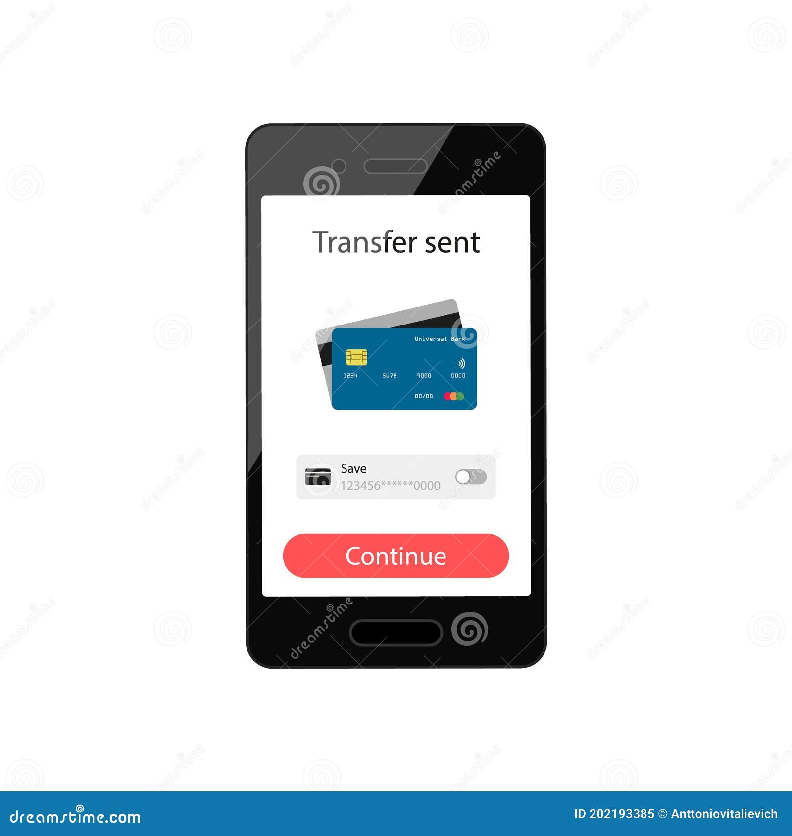 Mobile Money Transfer. Mobile Payments Using Smartphone. Sent Payment ...