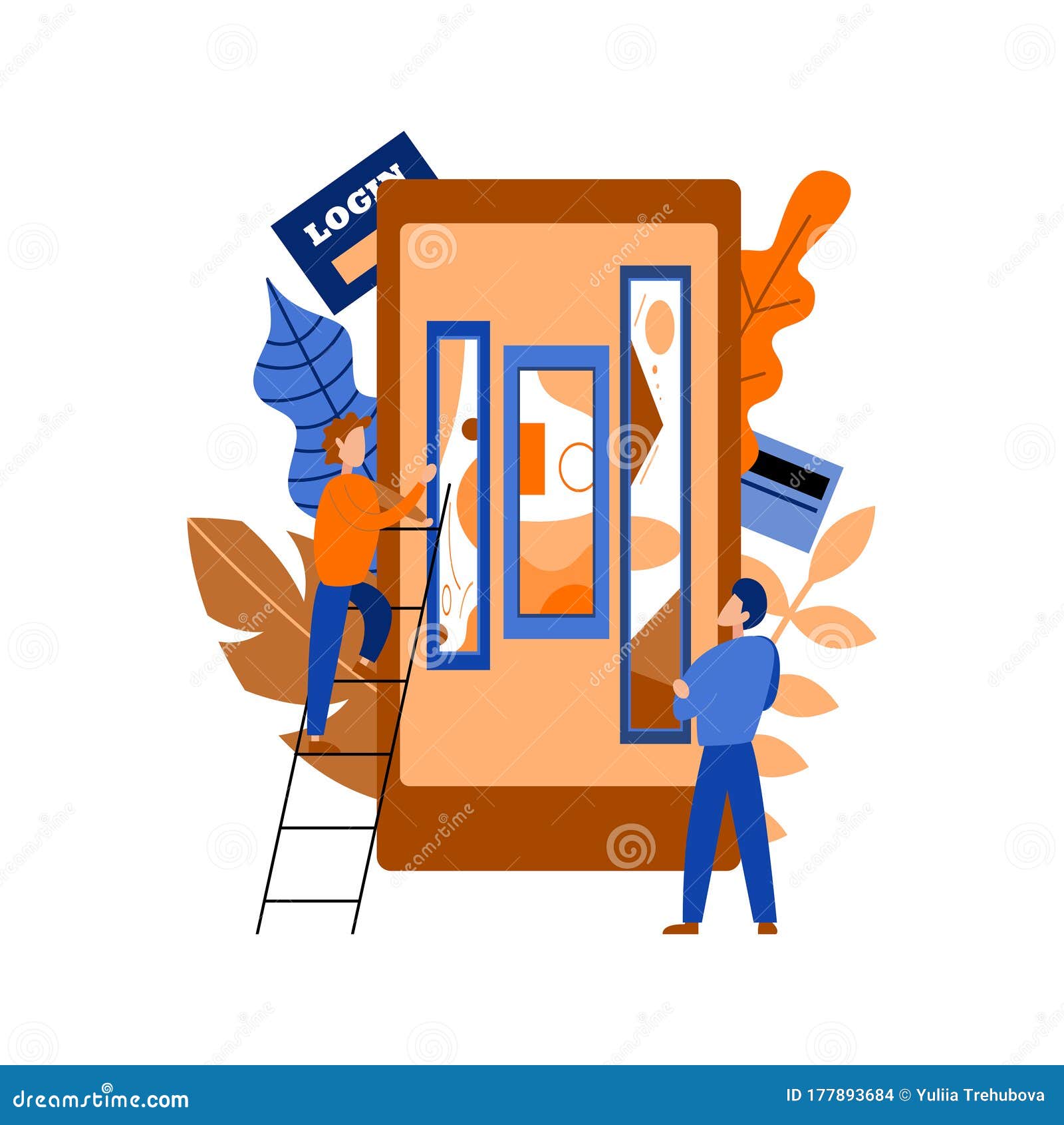 Mobile Museum Guide Application. Interactive Exhibition. Virtual Art ...