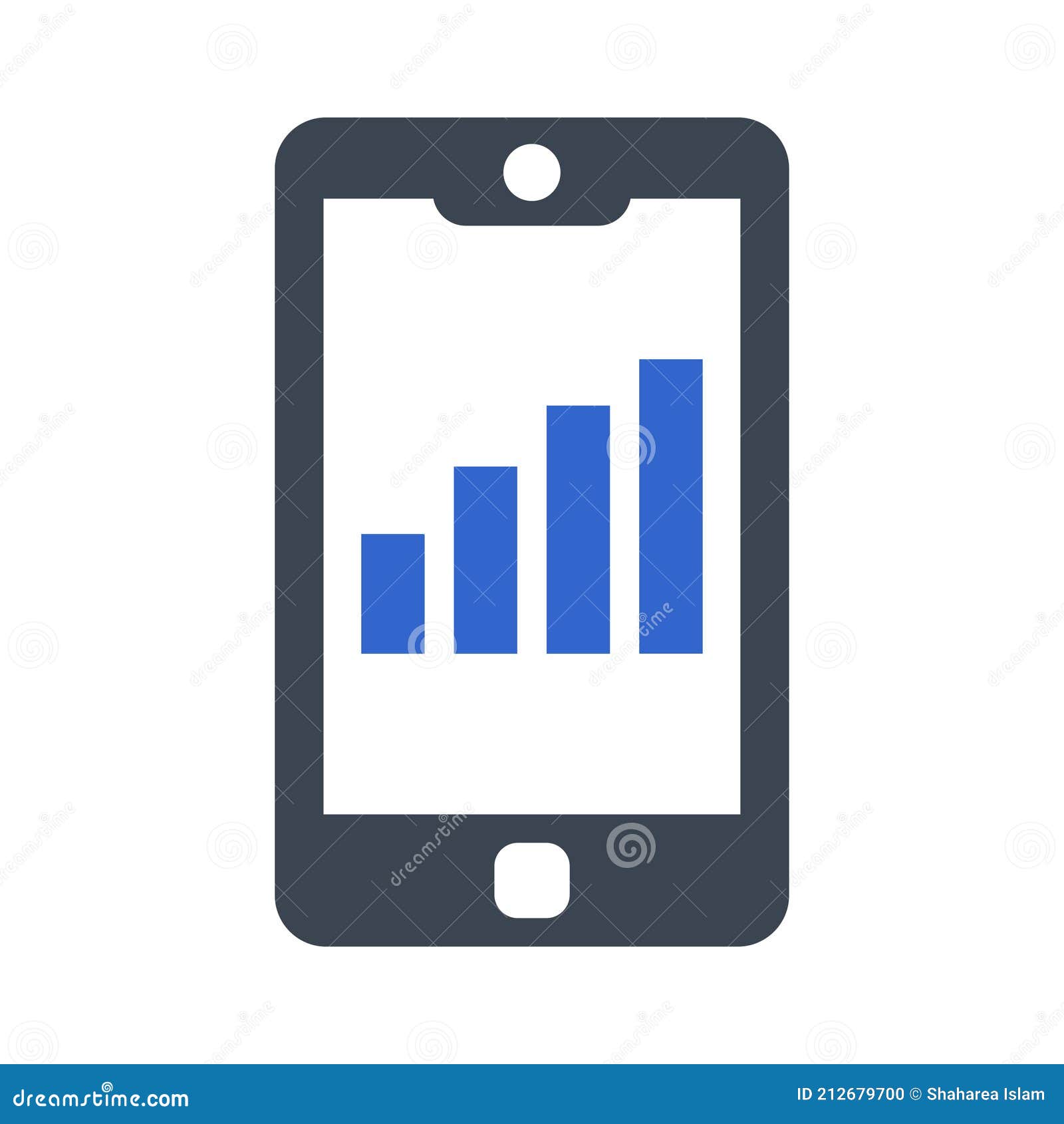 Mobile network icon stock vector. Illustration of network - 212679700