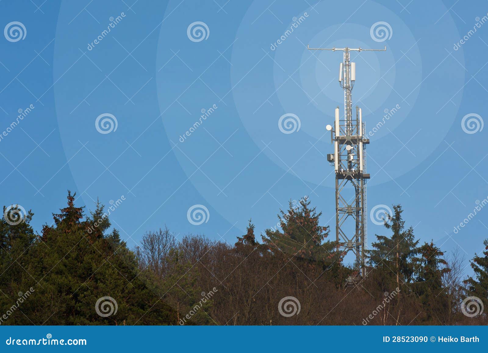 Mobile network radio mast stock photo. Image of internet - 28523090