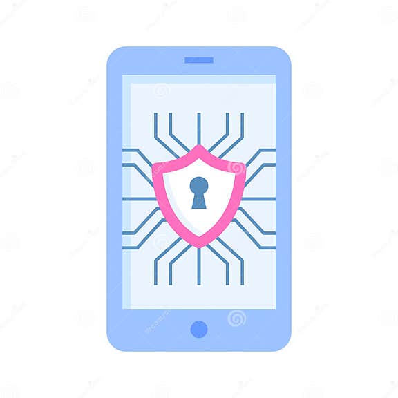 Mobile Network Security Vector Design, Ready To Use Editable Vector ...