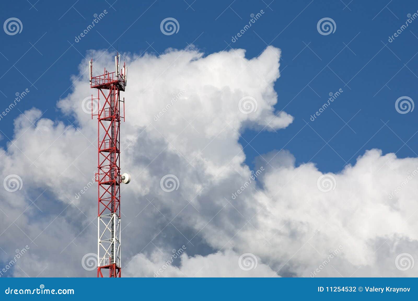Mobile network tower stock photo. Image of antenna, phone - 11254532