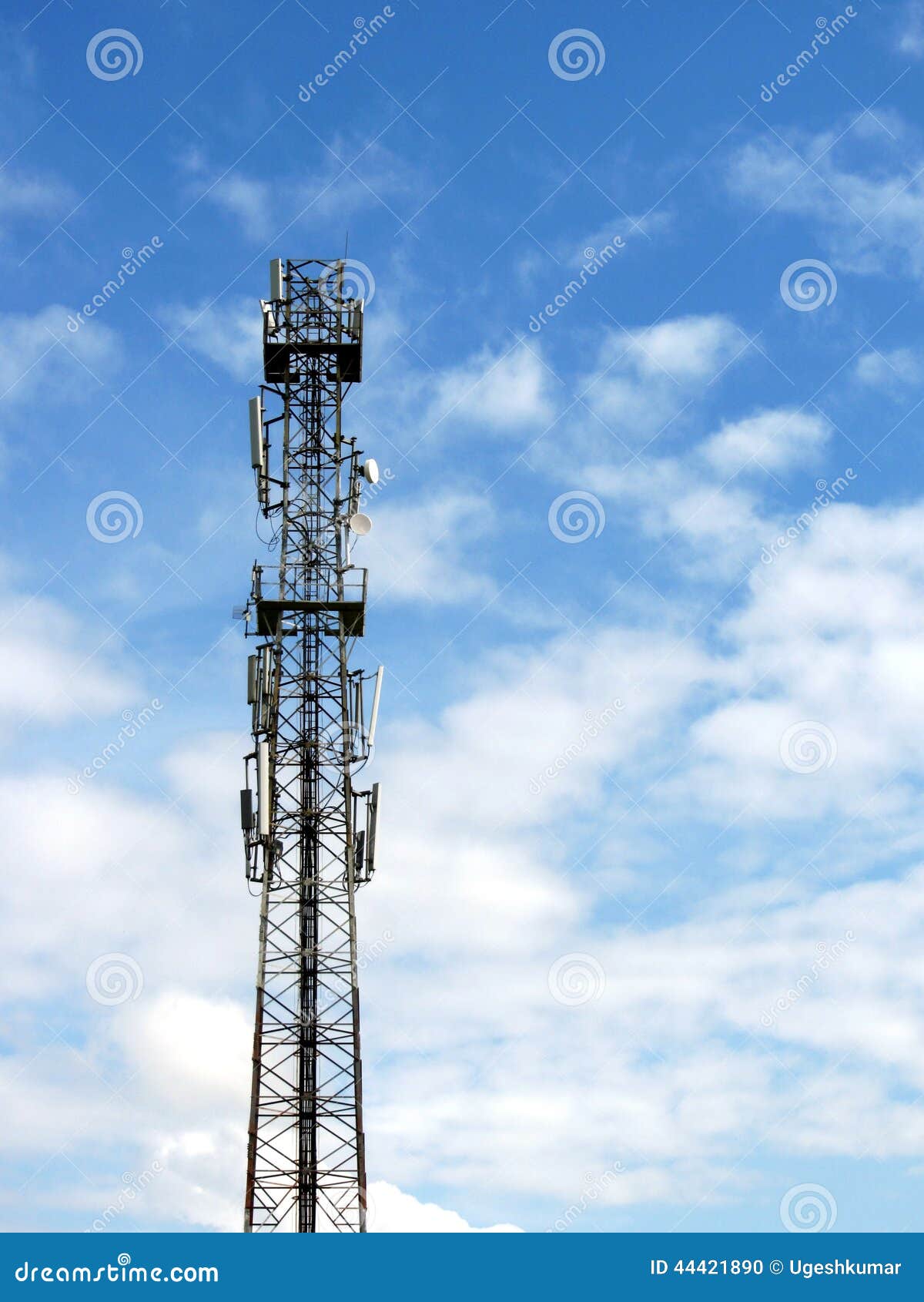 Mobile network tower stock photo. Image of hardware, network - 44421890