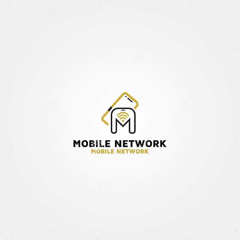 Mobile Network Vector Modern Logo Design Template Idea and Inspiration ...