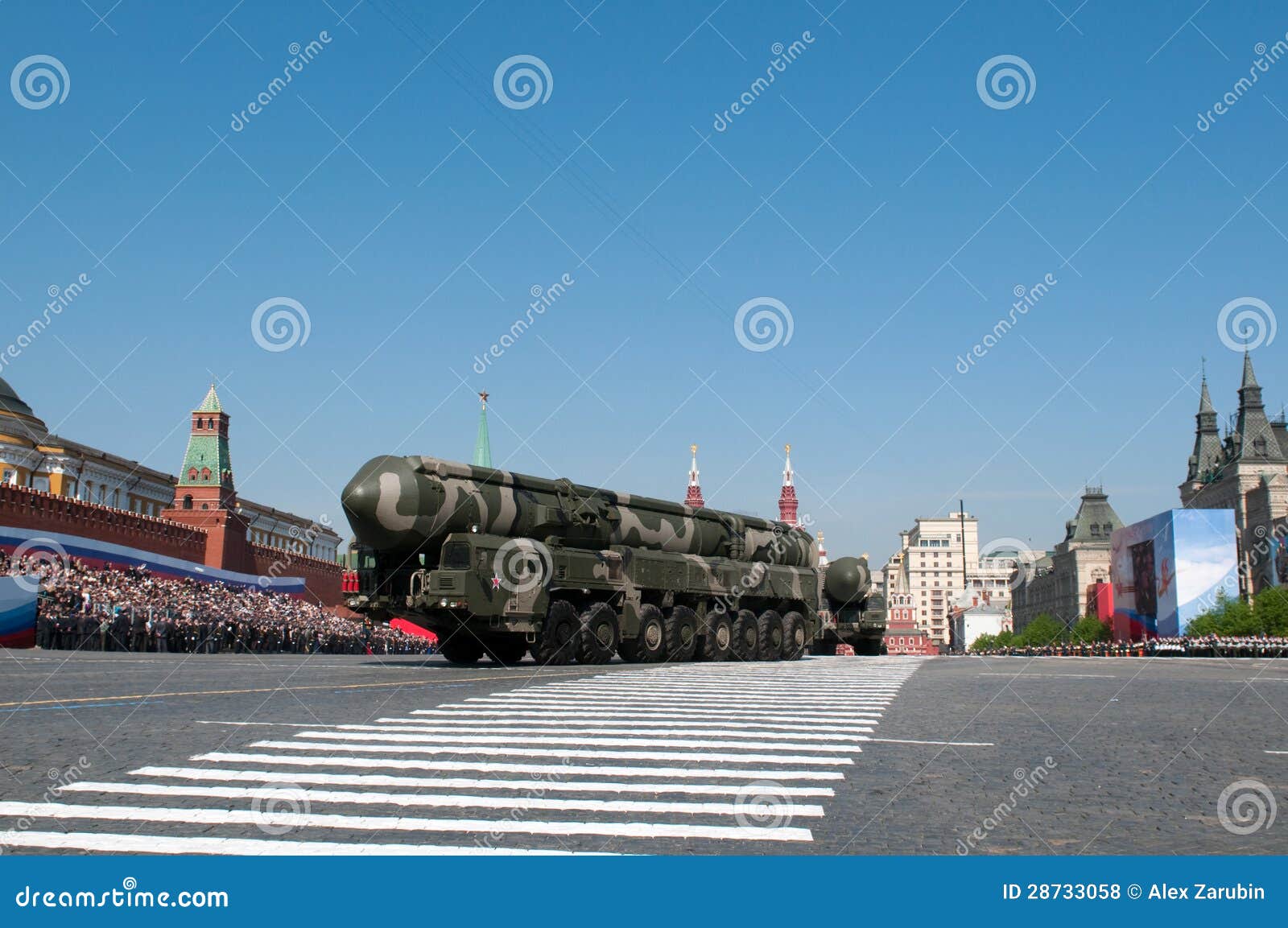 Mobile Nuclear Intercontinental Ballistic Missile Topol-M Editorial ...
