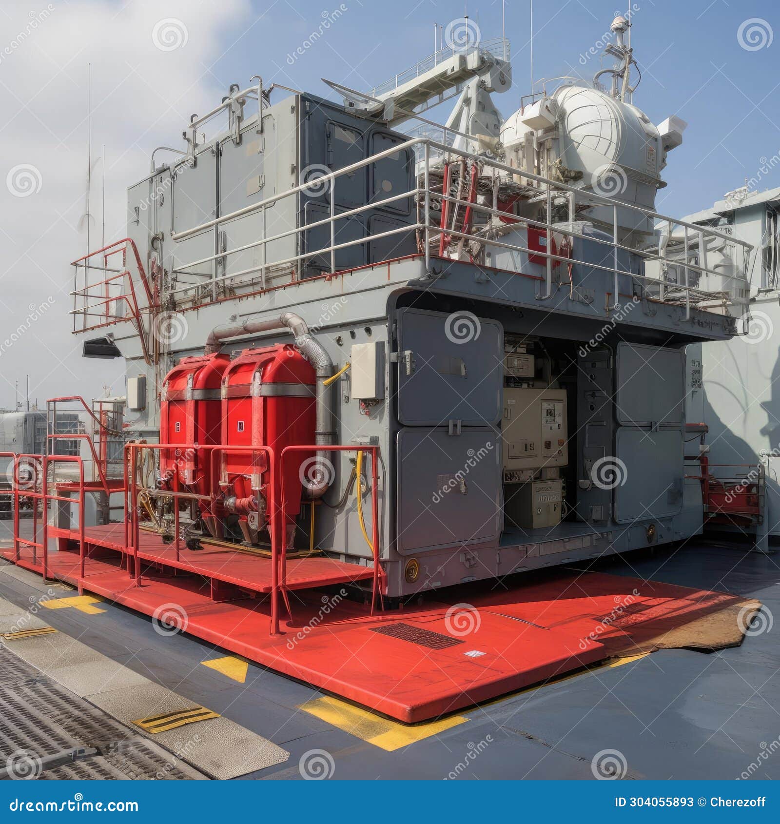 Mobile Nuclear Reactor stock image. Image of uranium - 304055893