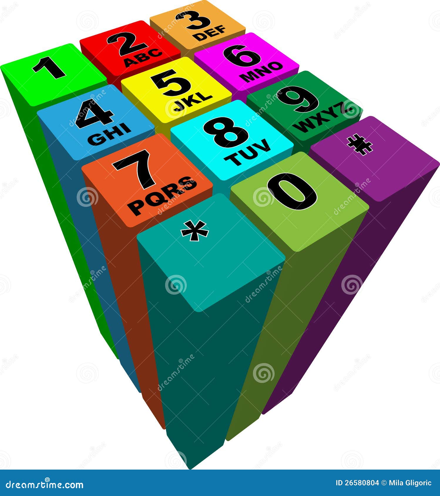 Mobile numbers stock vector. Illustration of call, communications ...