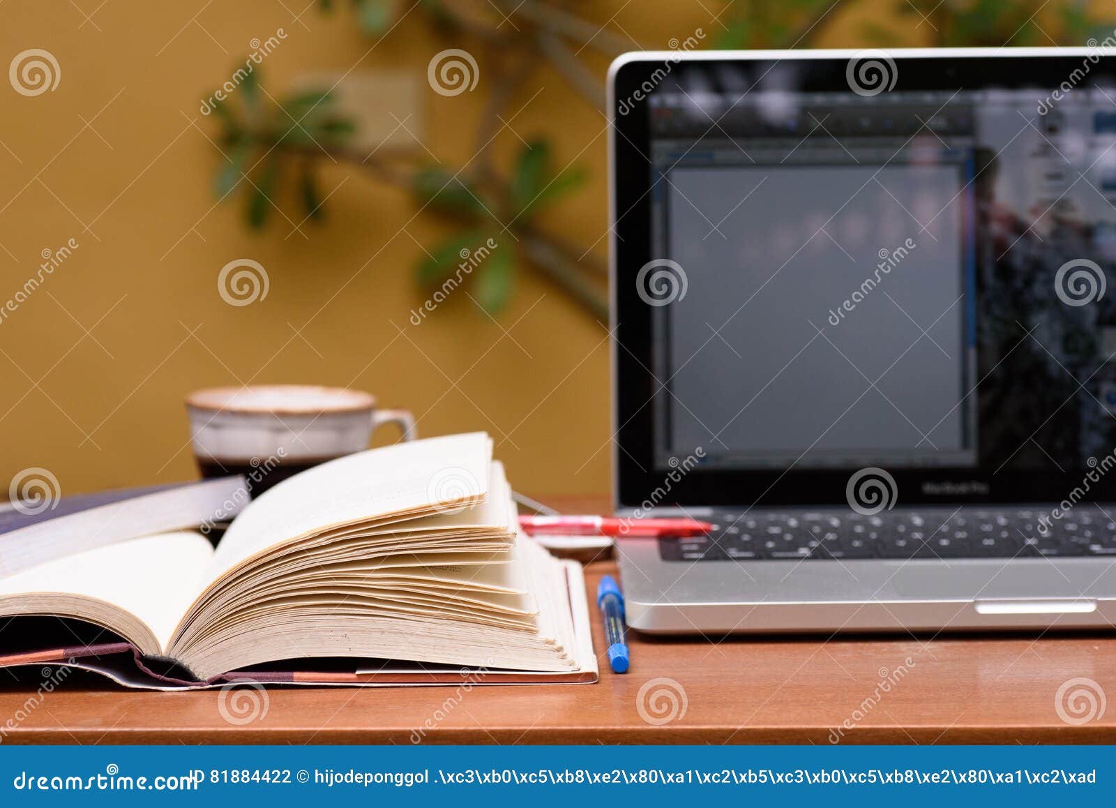 A Mobile Office Ready To Work Anywhere at Anytime Stock Photo - Image ...